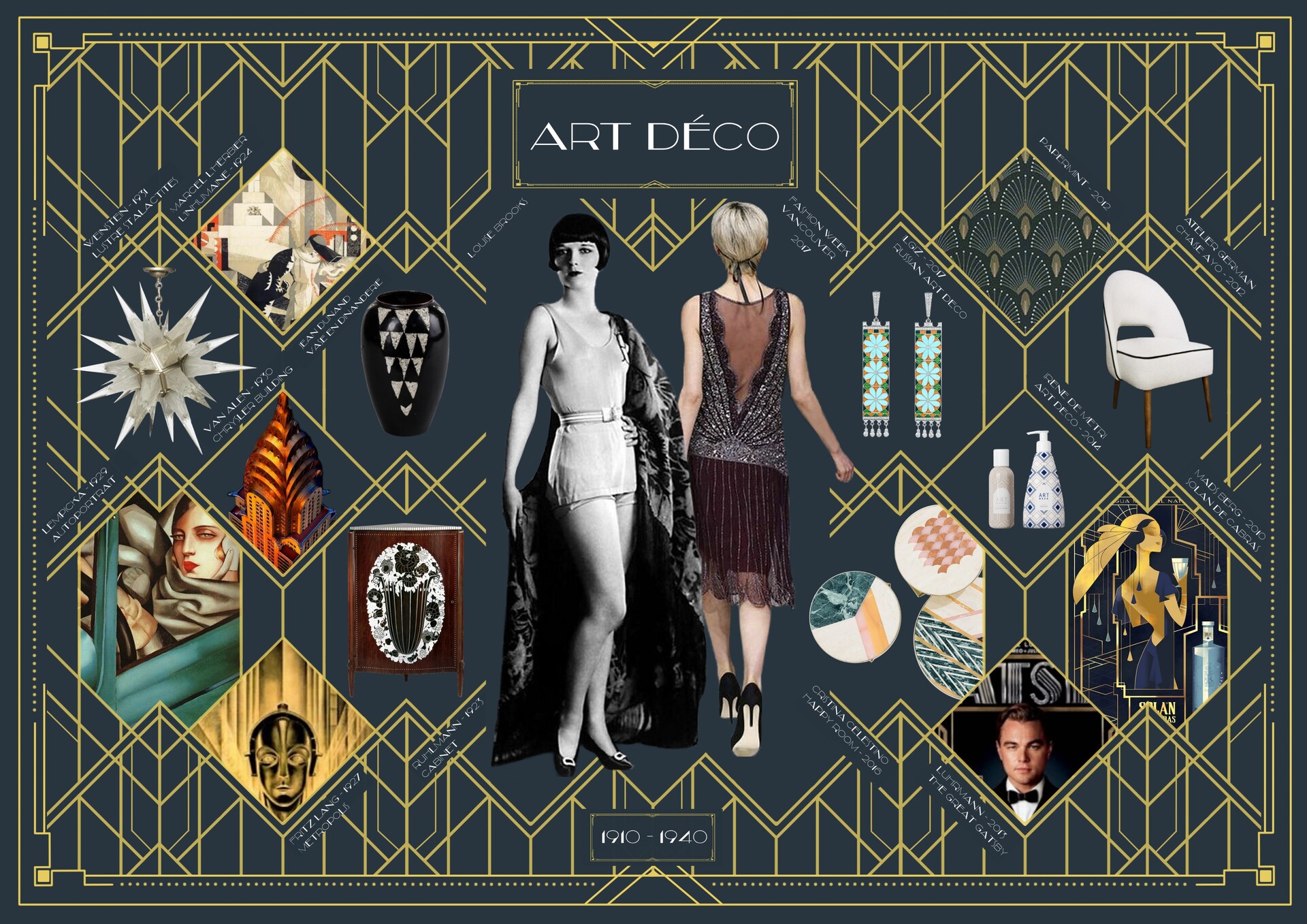 ArtStation - Composition Art Déco