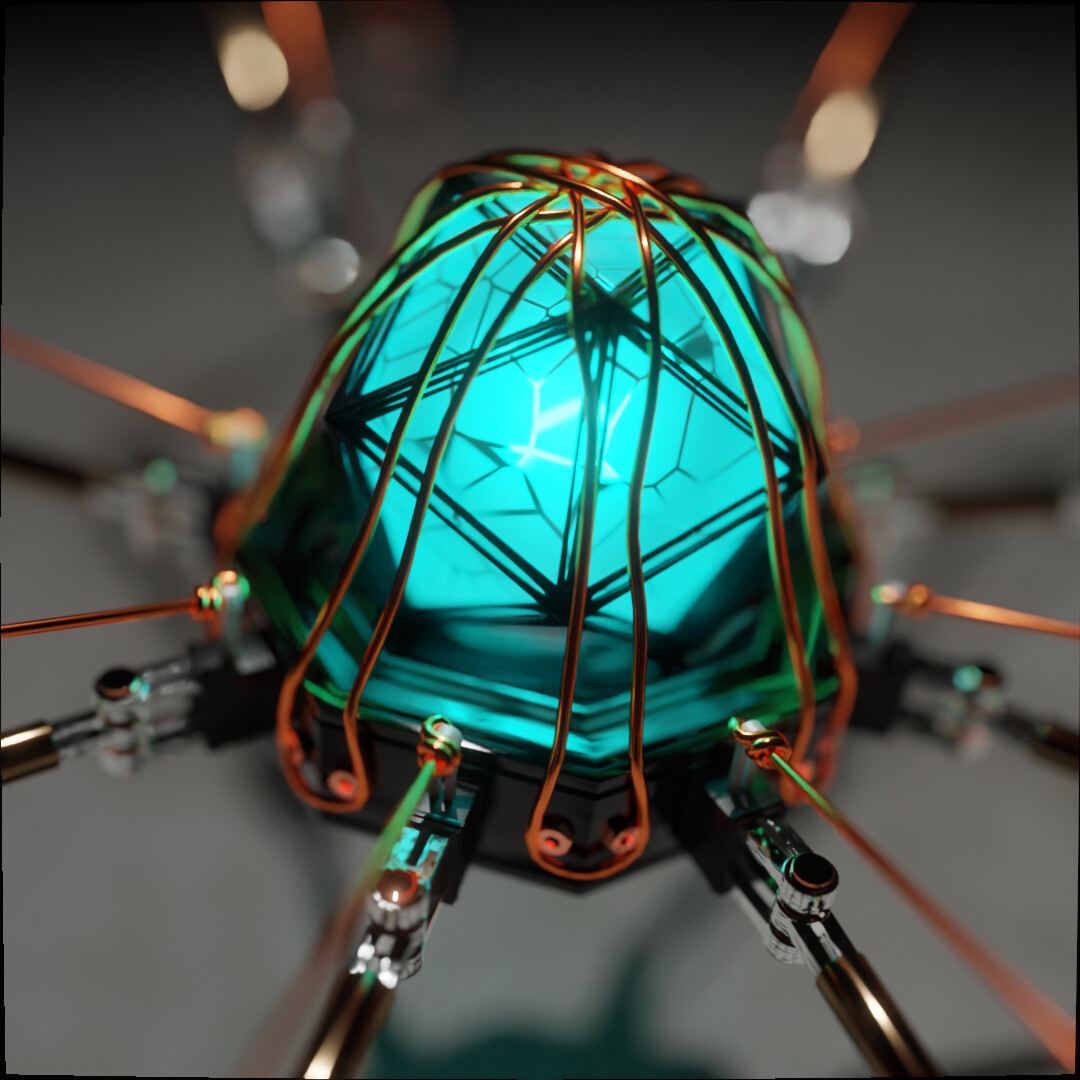 ArtStation - Mechanical abstract bot