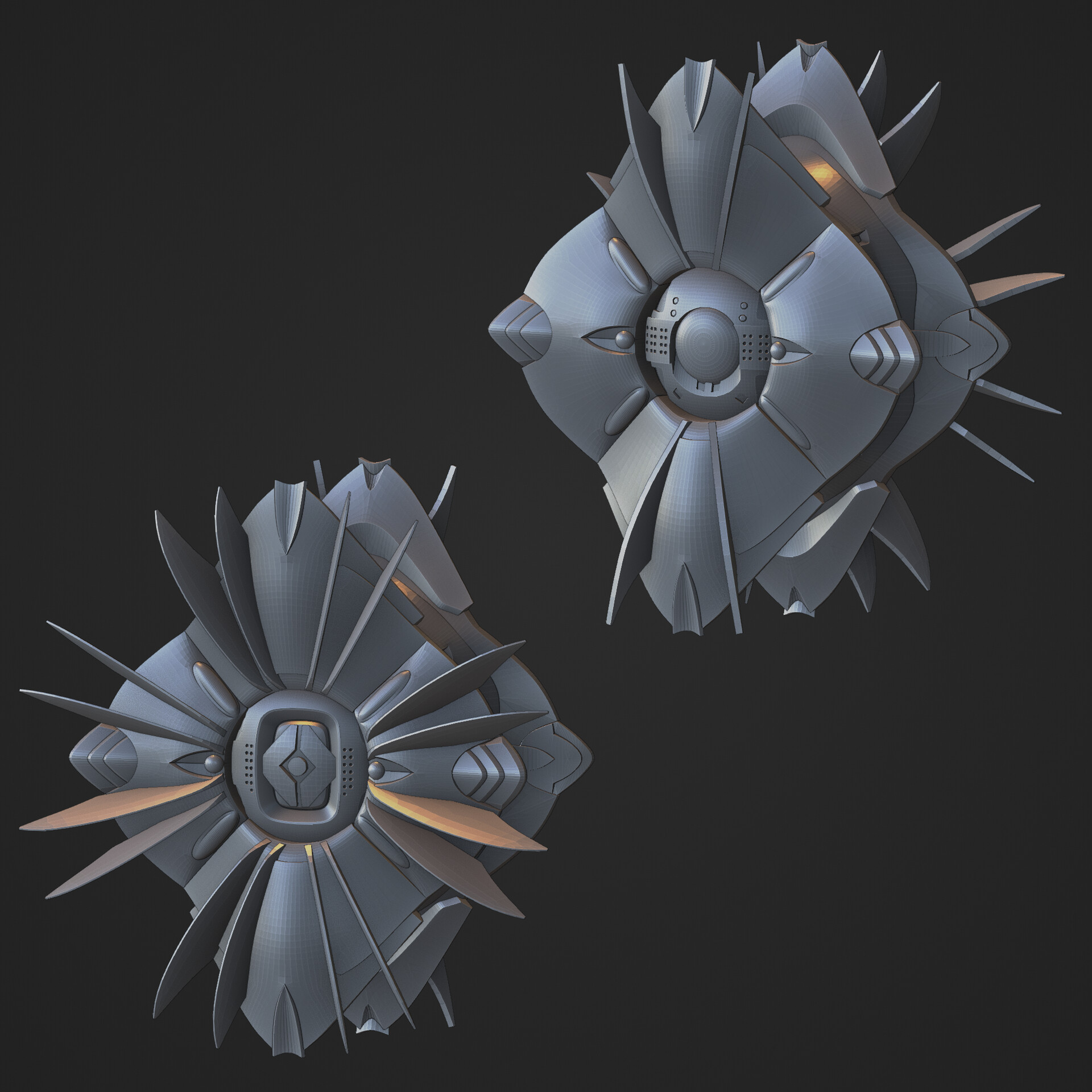 sliceables - DESTINY 2 RUST PUNK SHELL GHOST EXOTIC SHELL 3D MODEL FOR ...