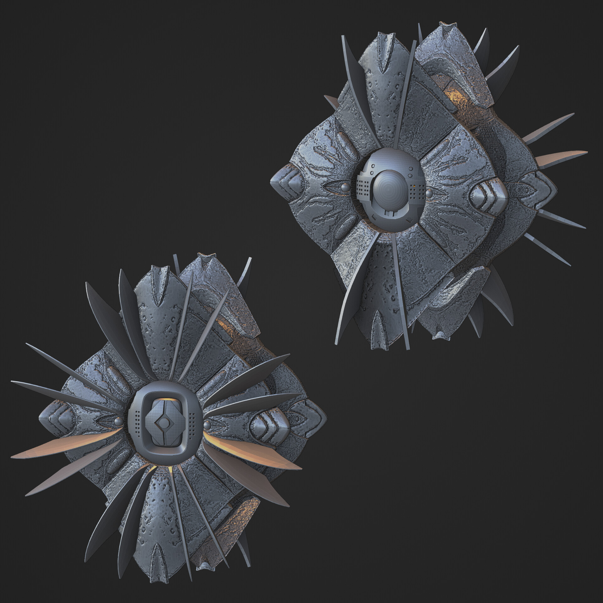 sliceables - DESTINY 2 RUST PUNK SHELL GHOST EXOTIC SHELL 3D MODEL FOR ...