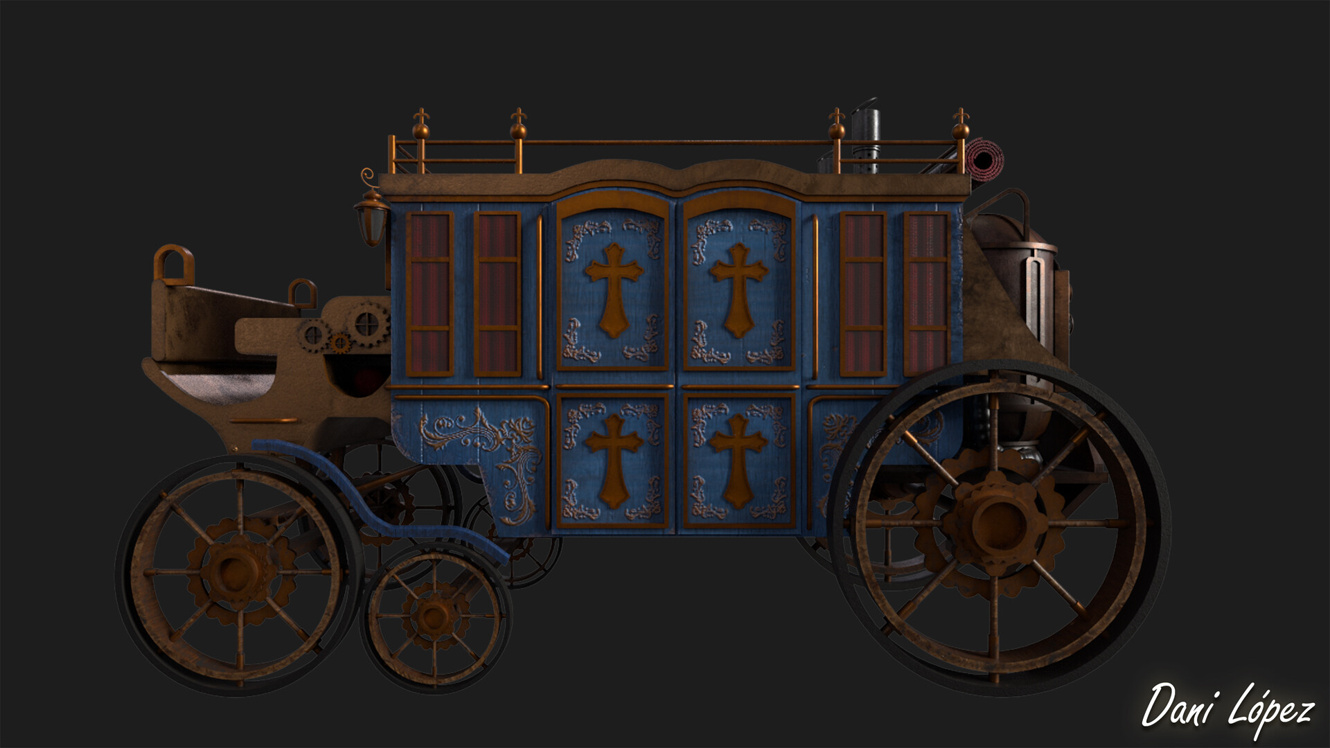 Dani López Honrubia - Steampunk cart
