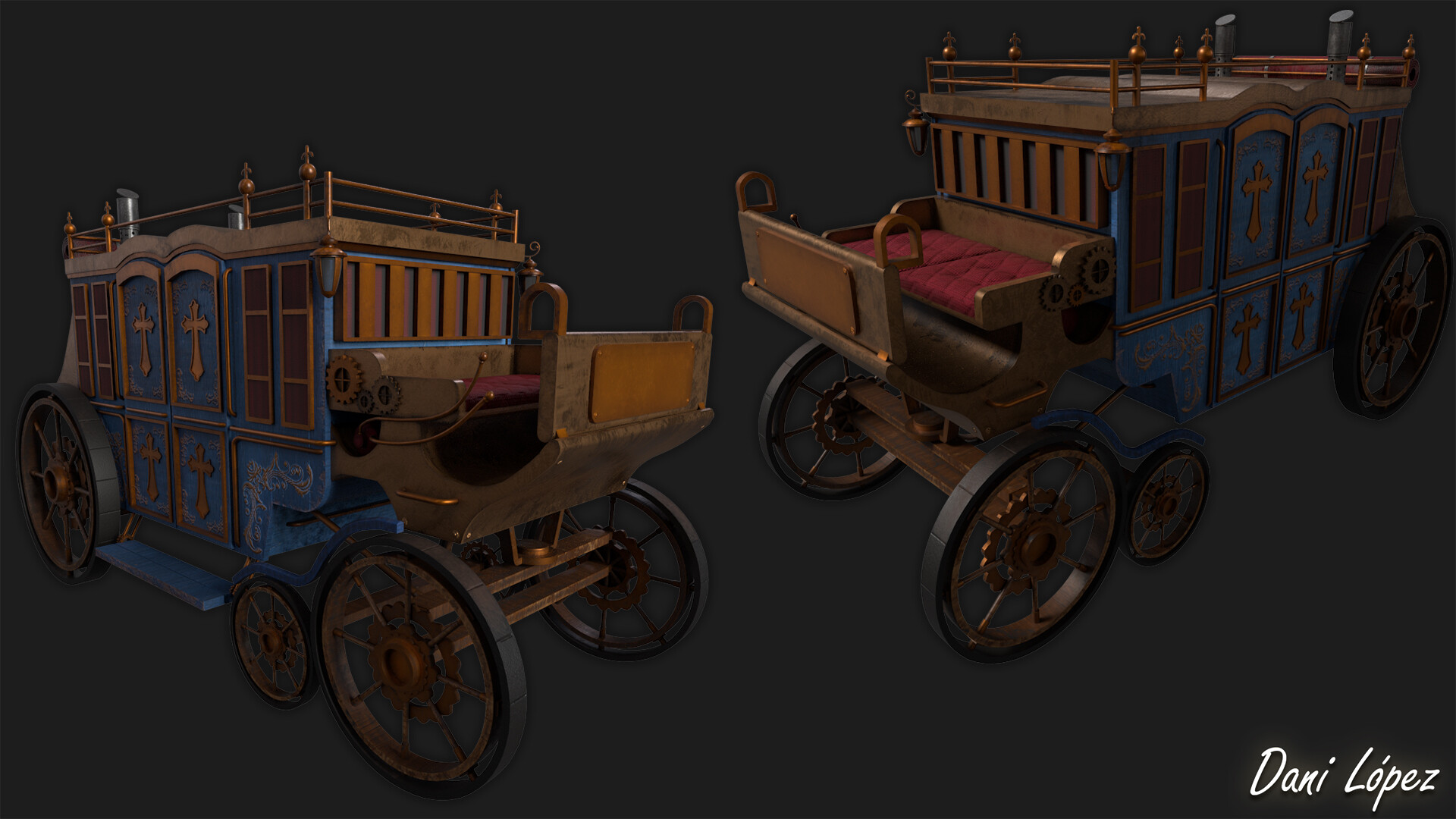Dani López Honrubia - Steampunk cart