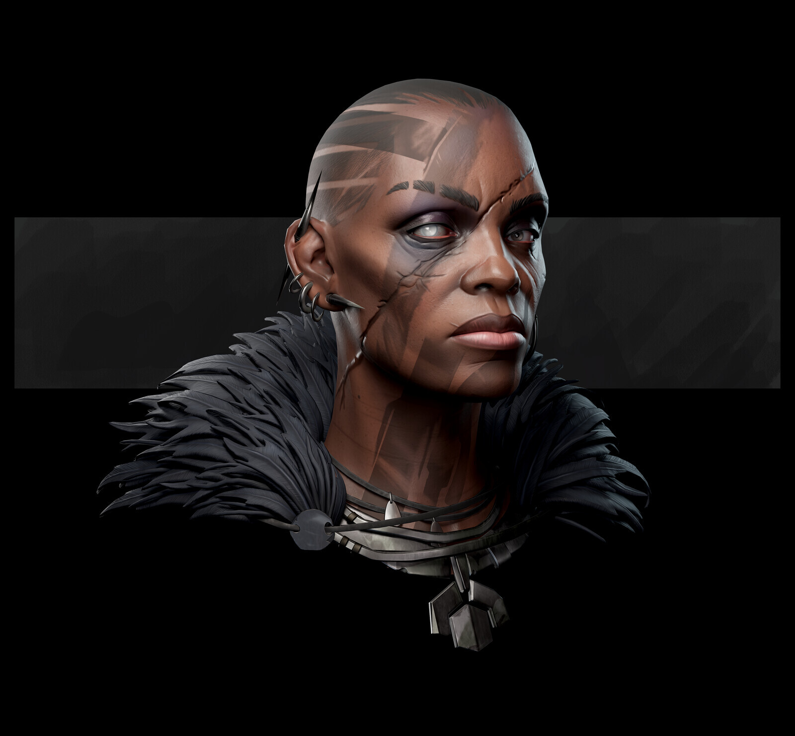 ArtStation - AFRICAN FEMALE WARRIOR