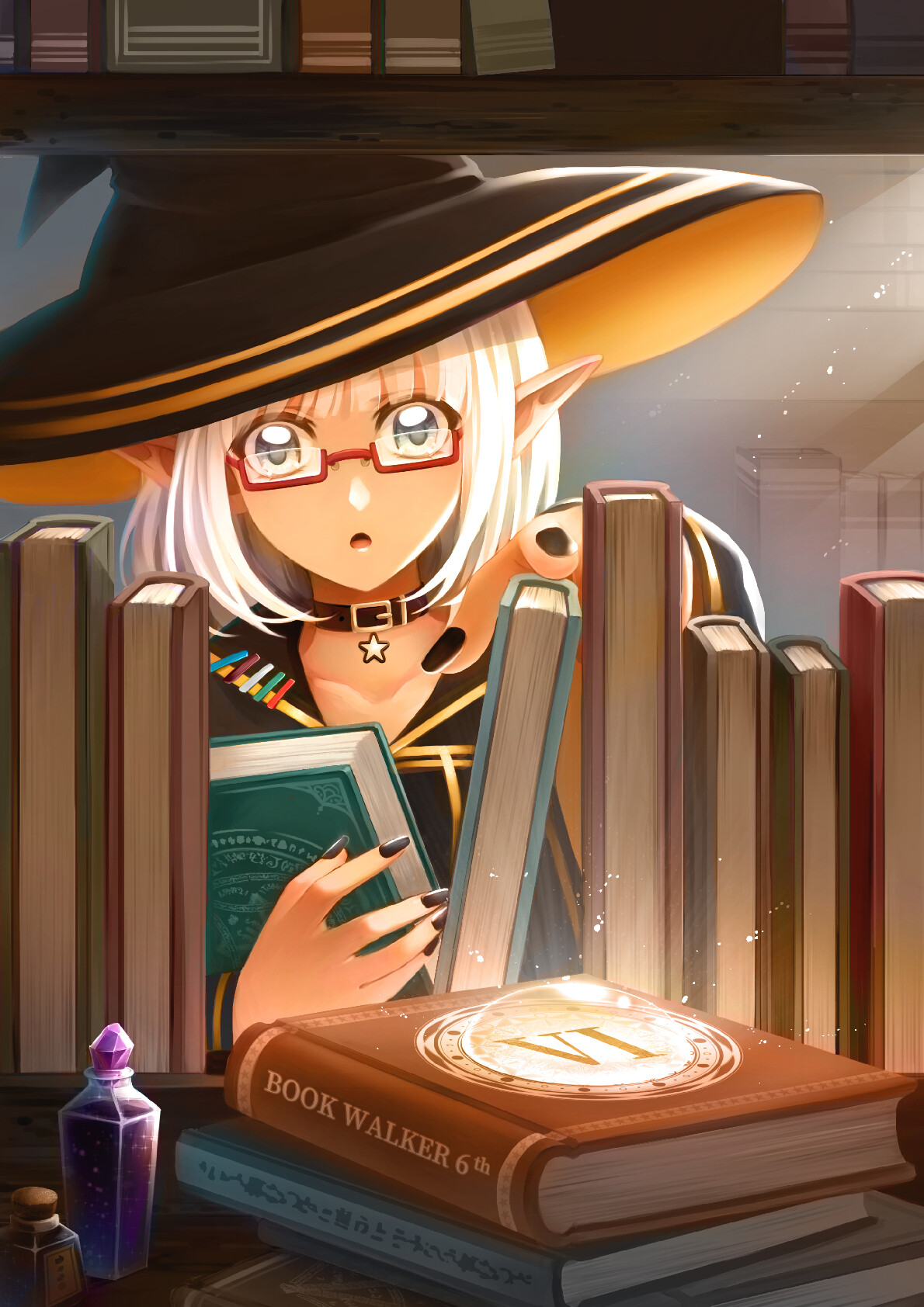 ArtStation - 【Original】BOOKWALKER 6th Anniversary