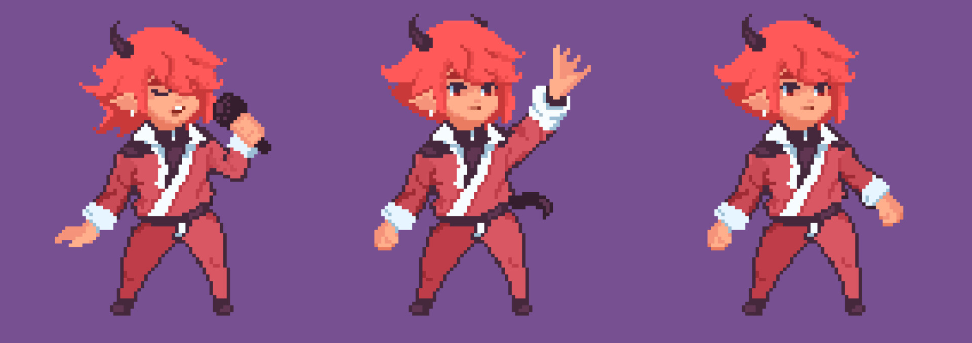 ArtStation - Demon Boy - RedandWhite