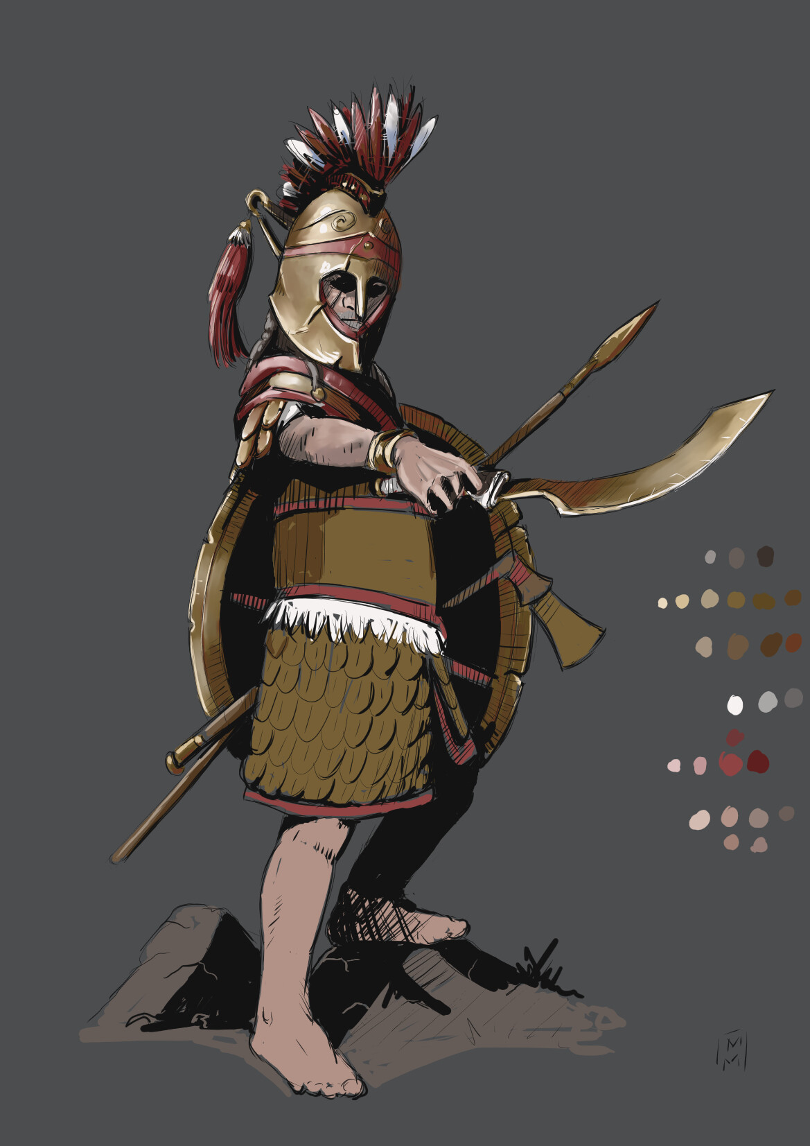 Michael Merulla - Godfrey's Rebellion / Argive heavy infantry