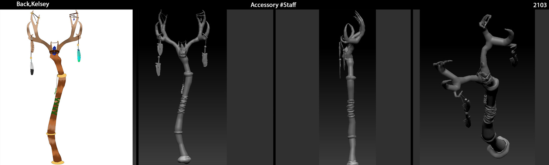 ArtStation - Staff_Back_Kelsey_Zbrush