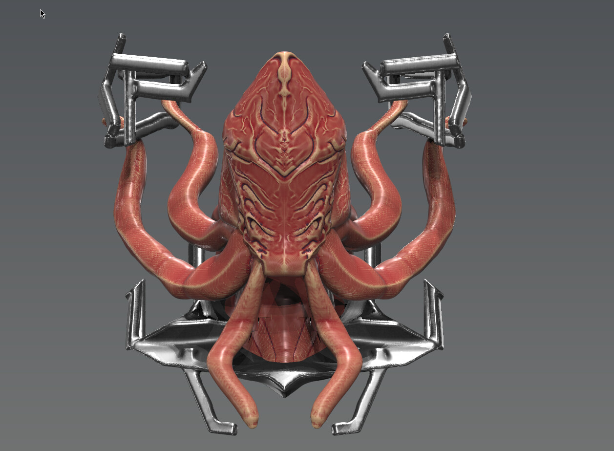 ArtStation - creature bust practice