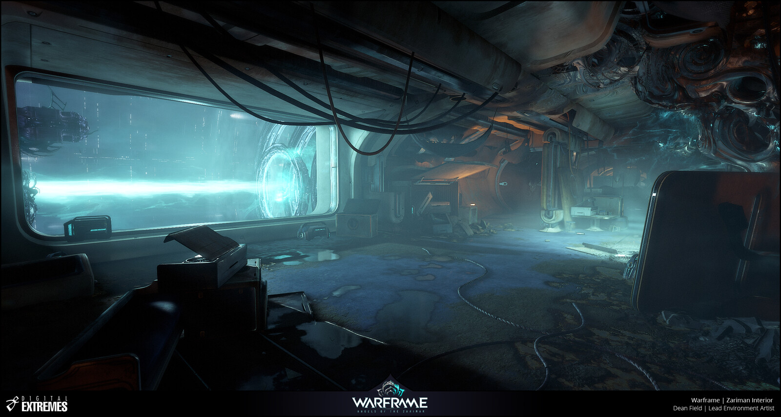 Dean Field - Warframe: Angels of the Zariman - Ship Interior