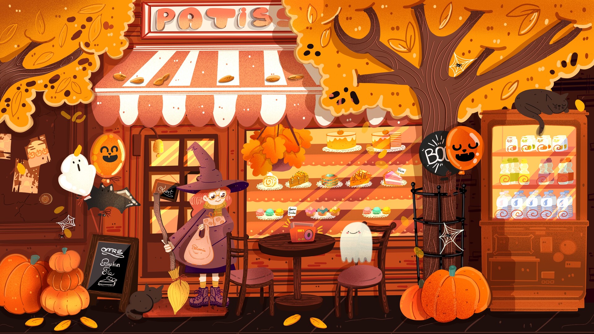 ArtStation - Halloween scène