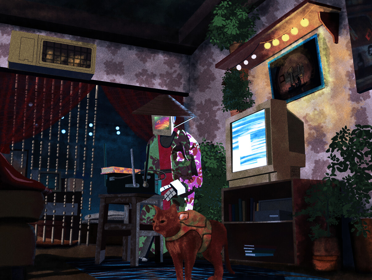 ArtStation - Momo & Stray: fanart