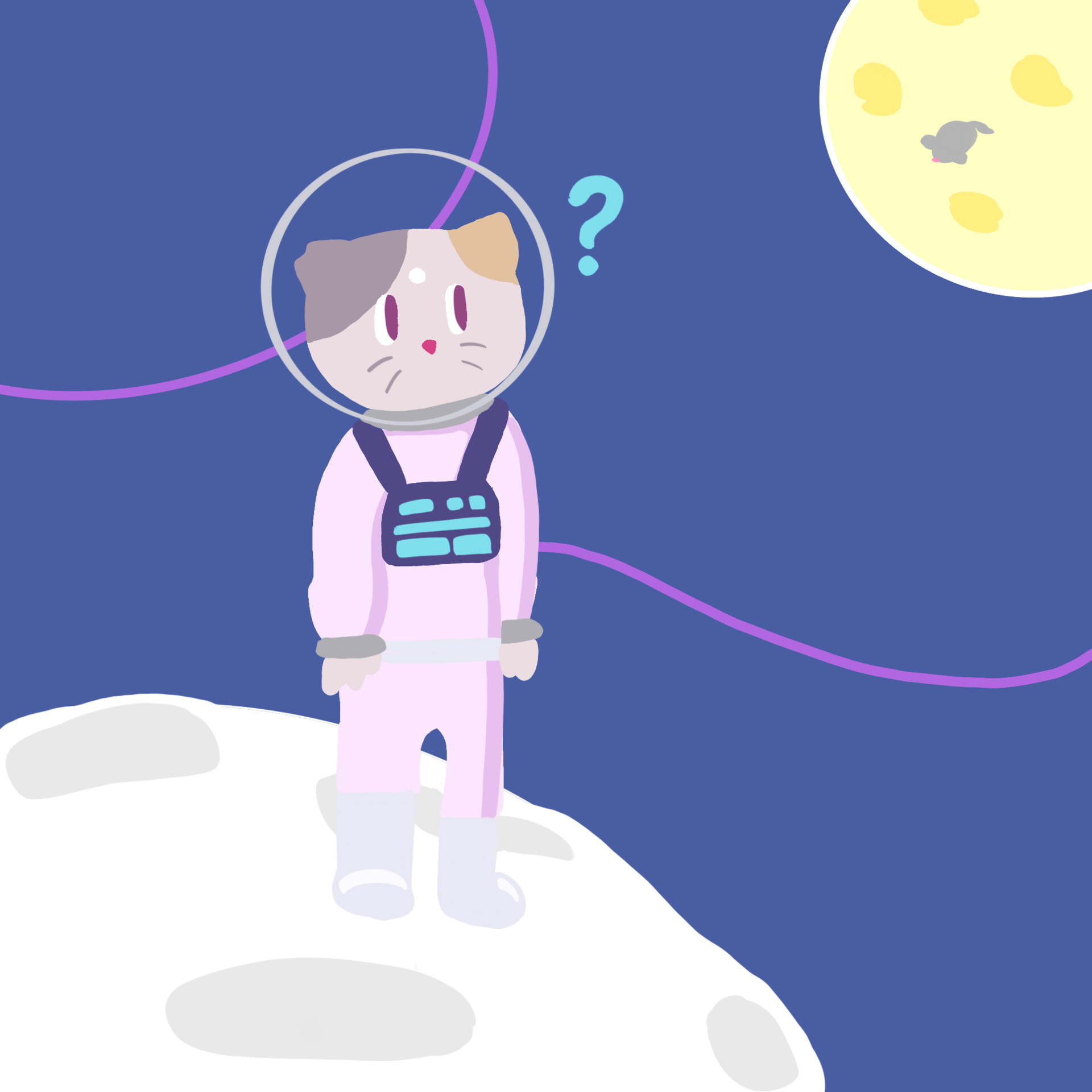 ArtStation - Space Explorer Kitten