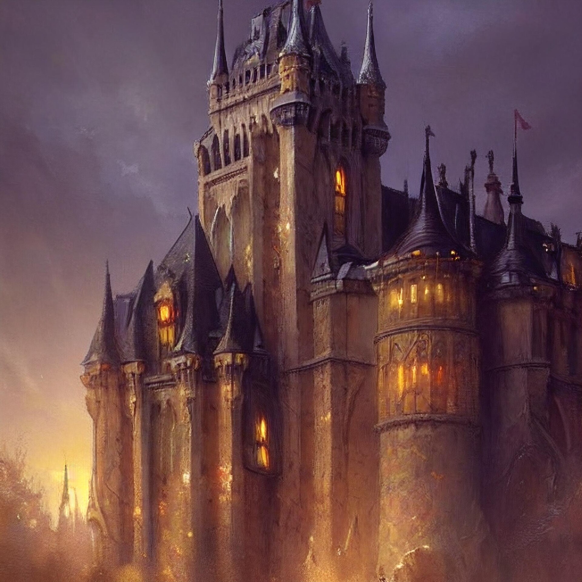 the_french_artist - Gothic revival architectural style castles
