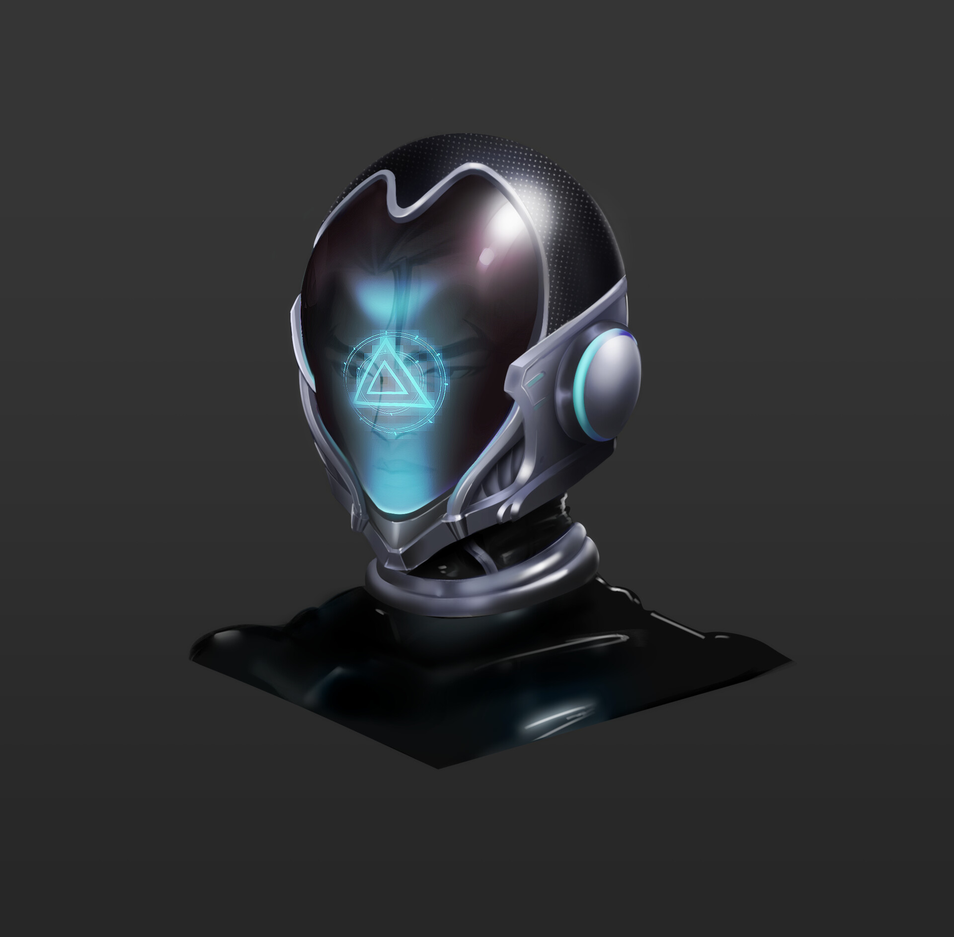 ArtStation - Blue Firefly Helmet