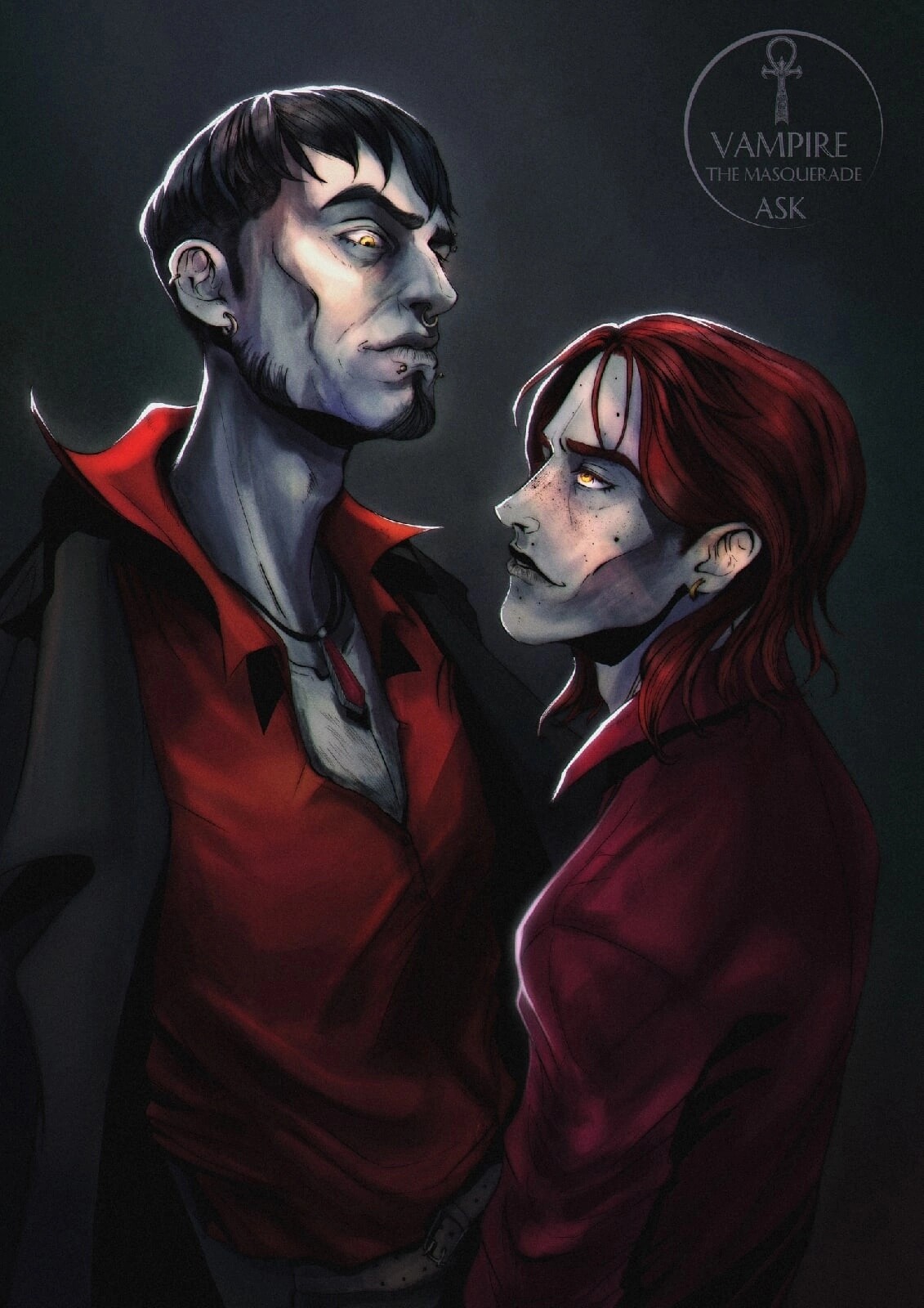 ArtStation - VtM:B — m!Tremer x m!Toreador