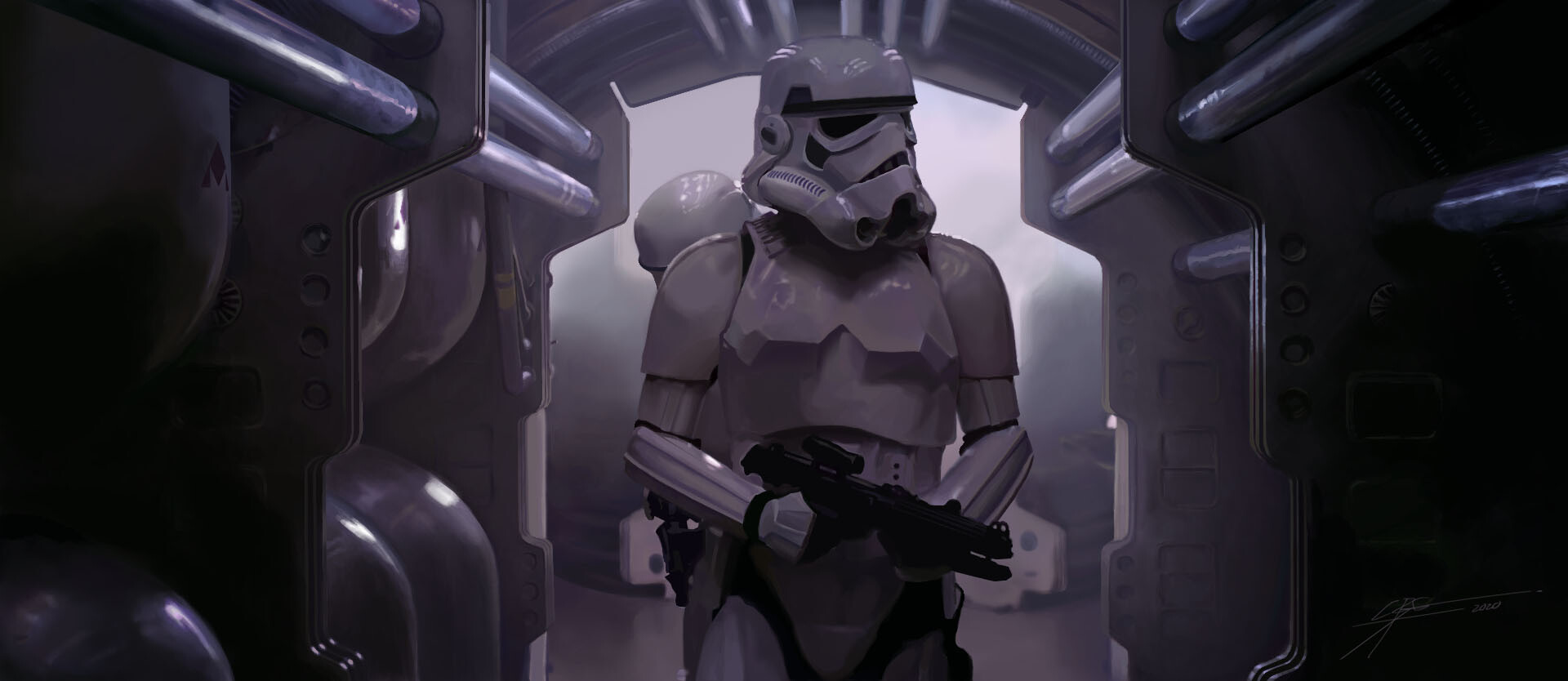ArtStation - Stormtroopers looking for Leia on the Tantive IV