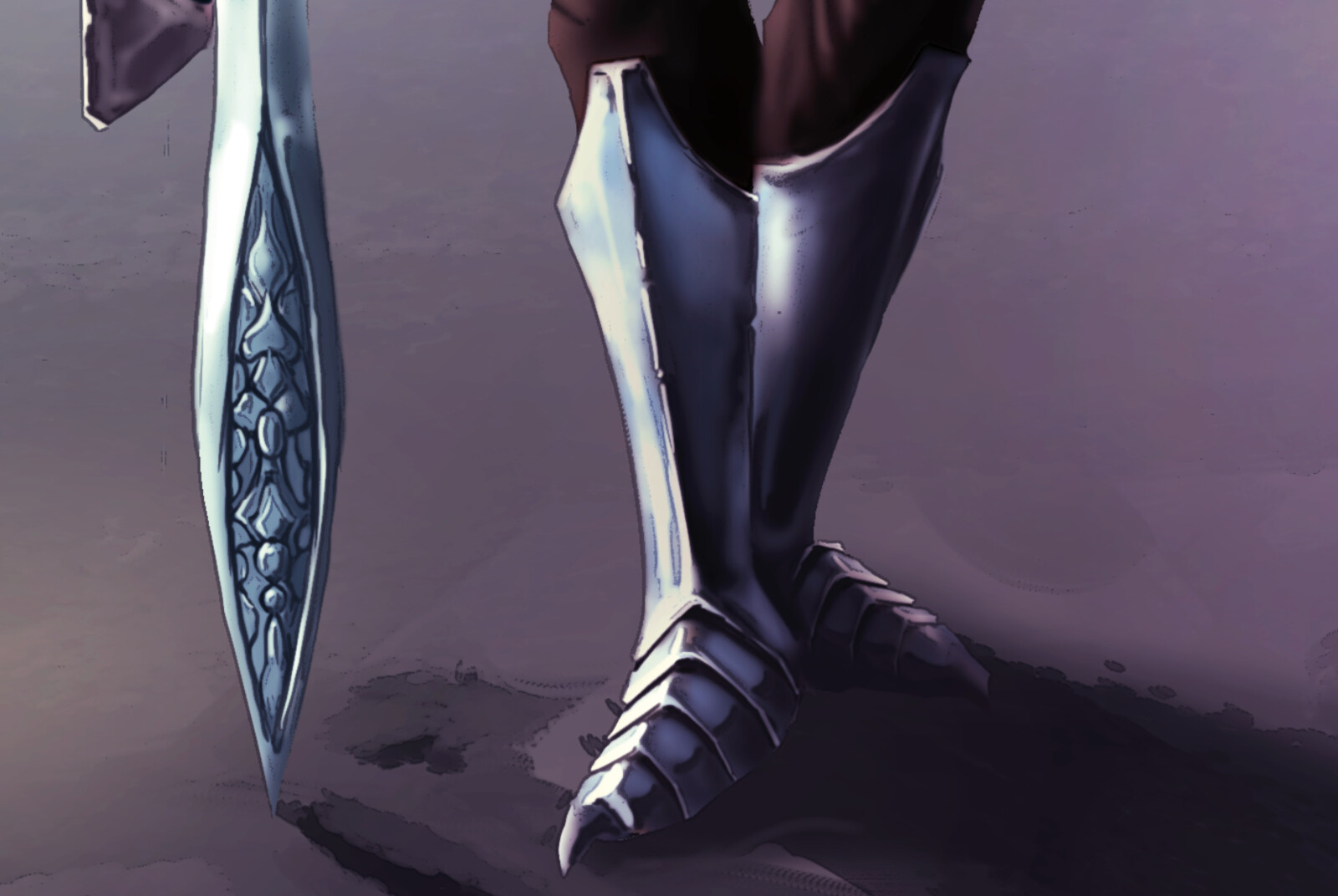 Dominik Mueller - Dnd Fanart - Level 4 Fighter - Talon Sword