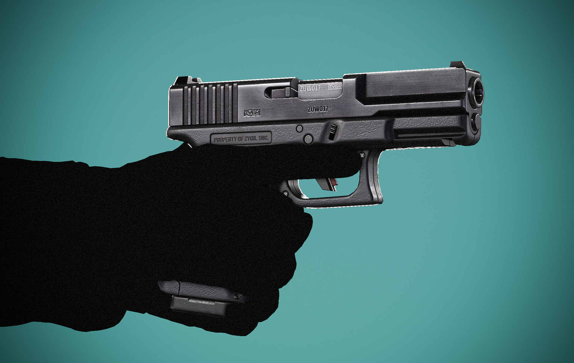 Pilgrim - Prototype 17 Handgun - Rust