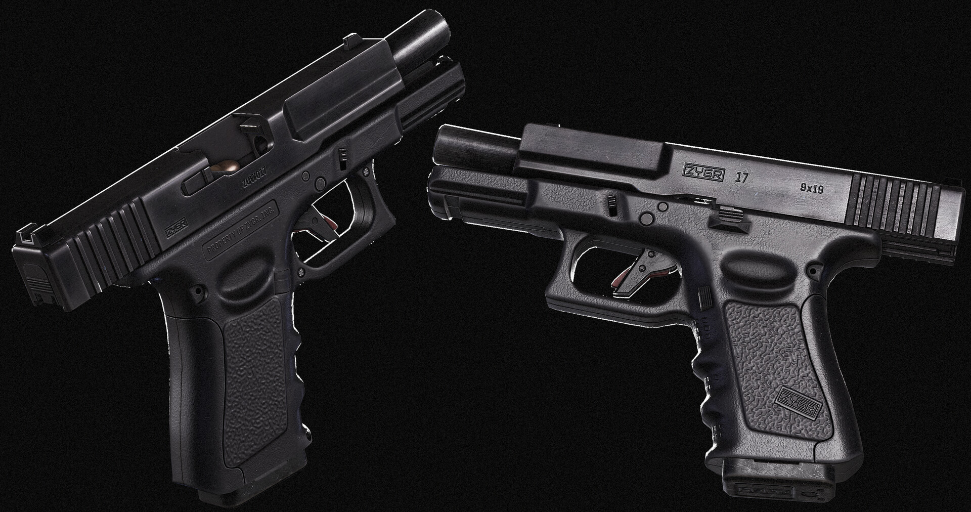 Pilgrim - Prototype 17 Handgun - Rust