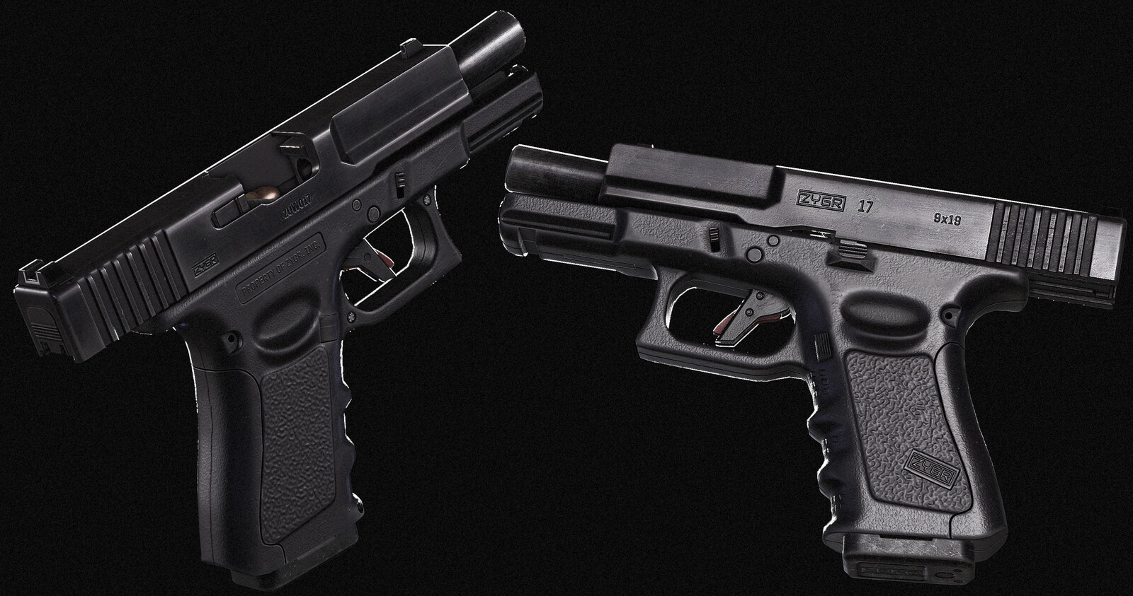 Pilgrim - Prototype 17 Handgun - Rust