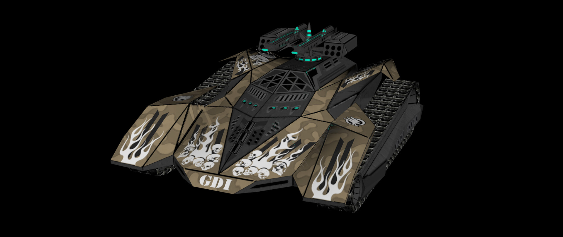 ArtStation - GDI_Fast_Tank_2010