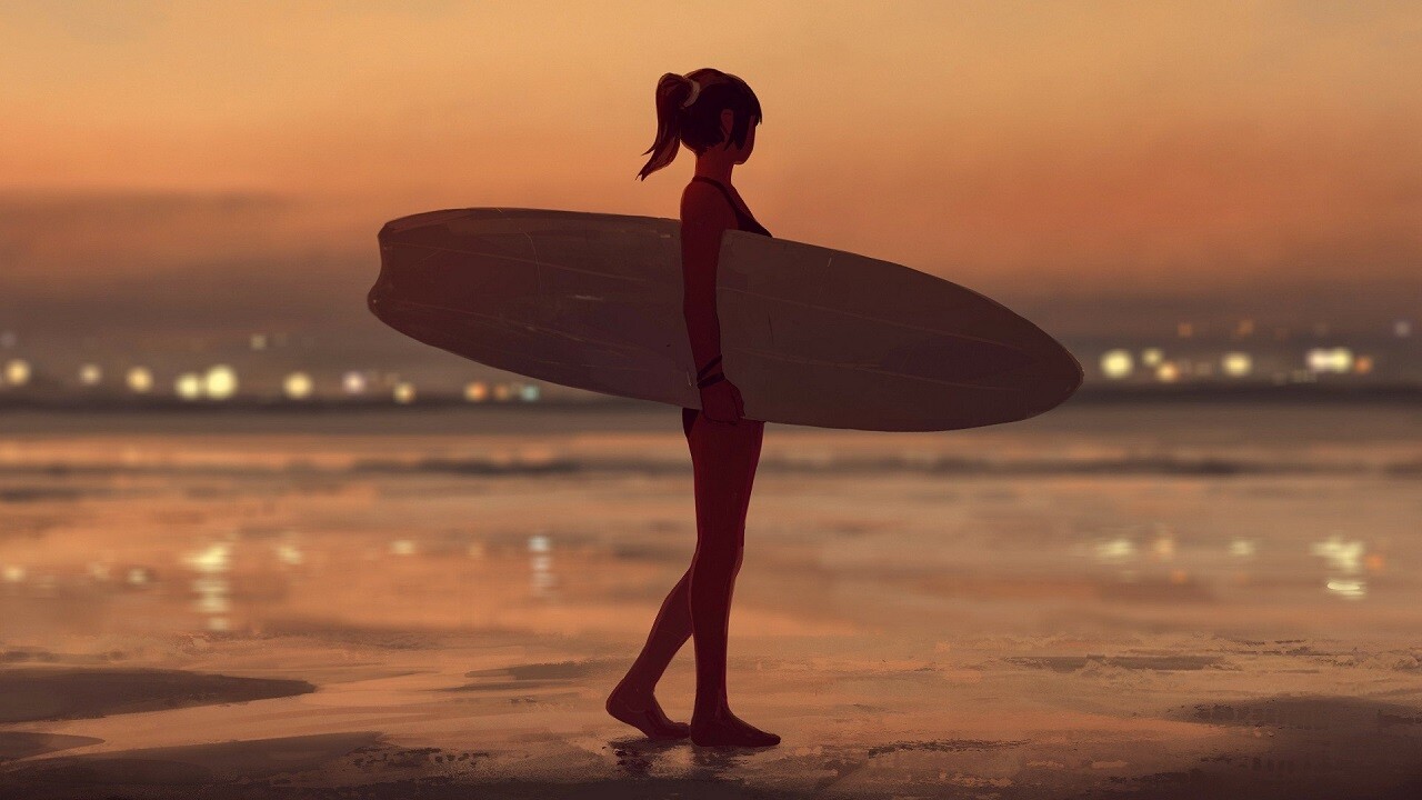 ArtStation - BEACH VIBES 🌊 | LoFi Hip Hop Mix!