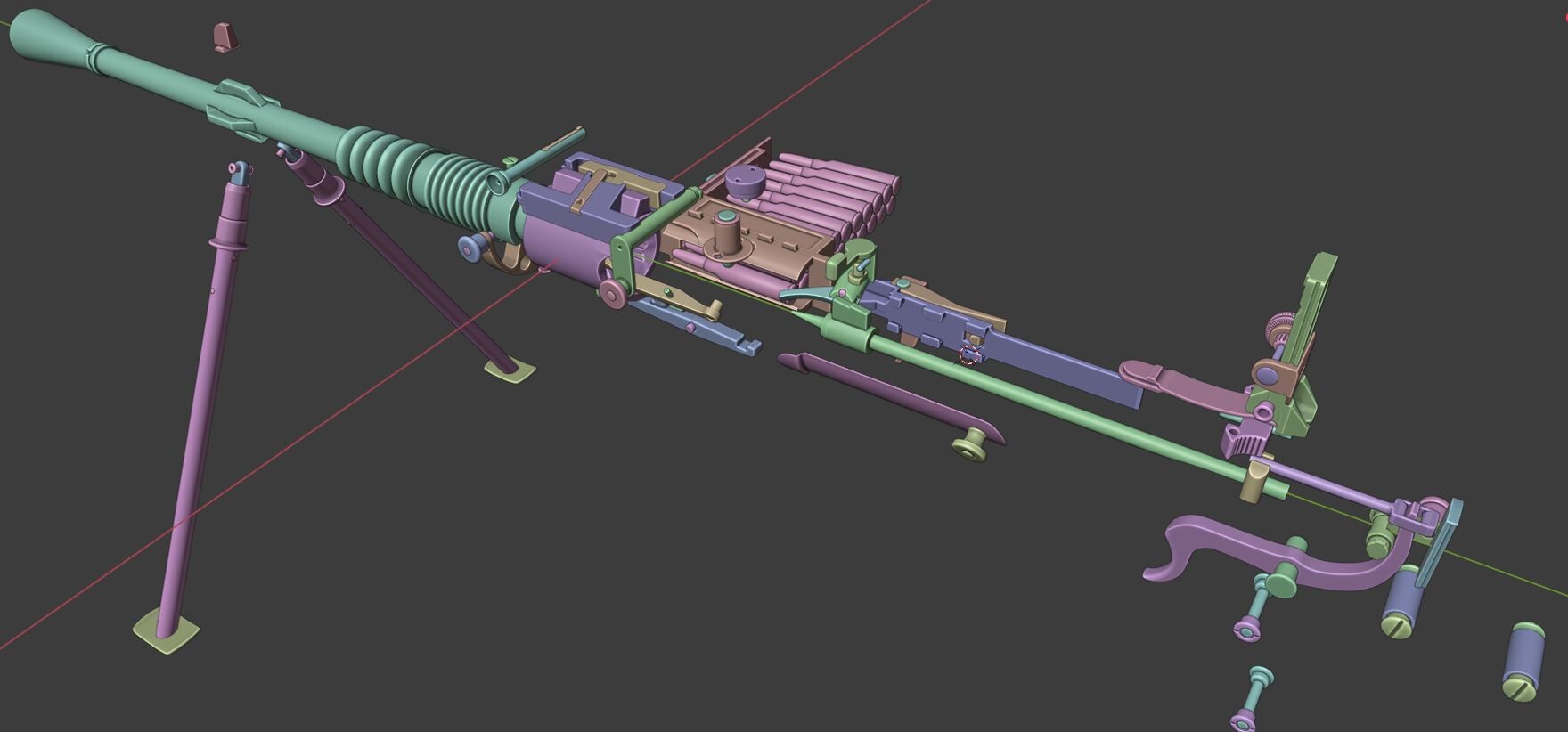 Mechanic - Breda modello 30 LMG (WIP)