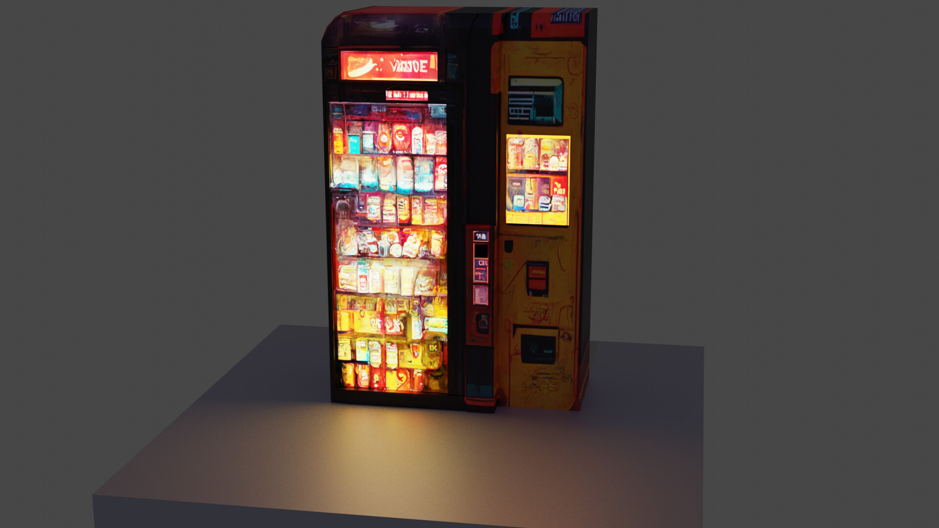 ArtStation - vending machine