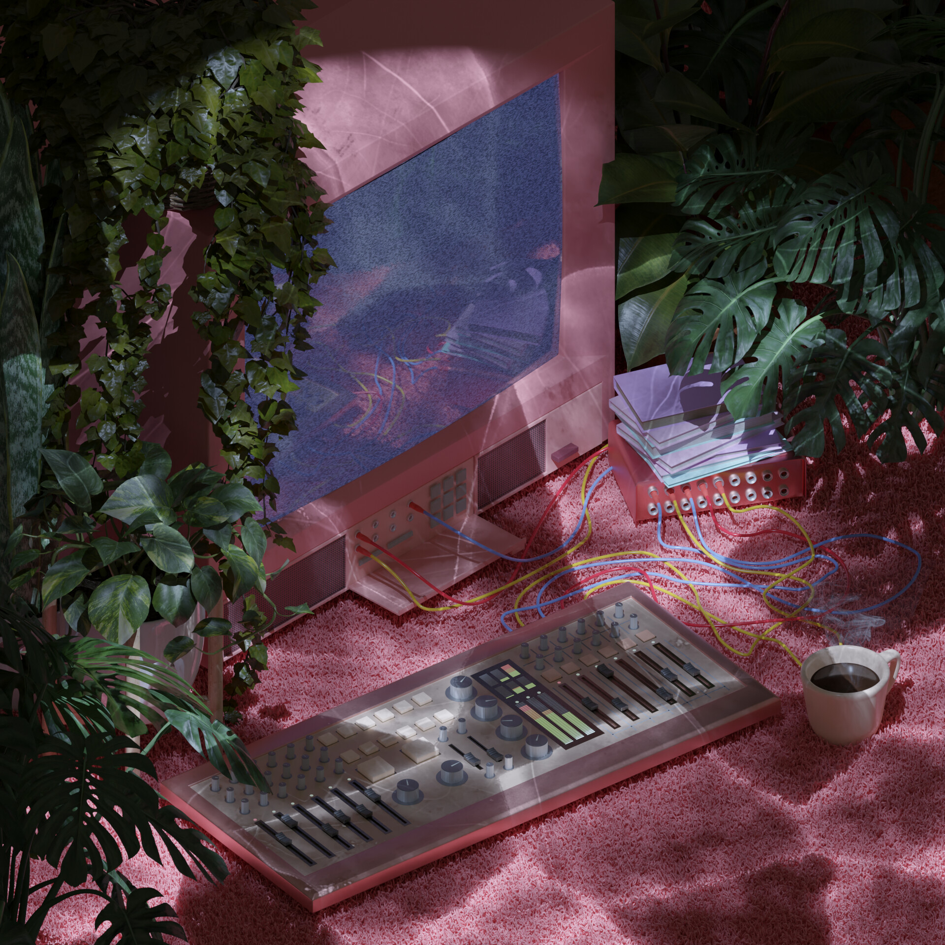 ArtStation - TV Vaporwave