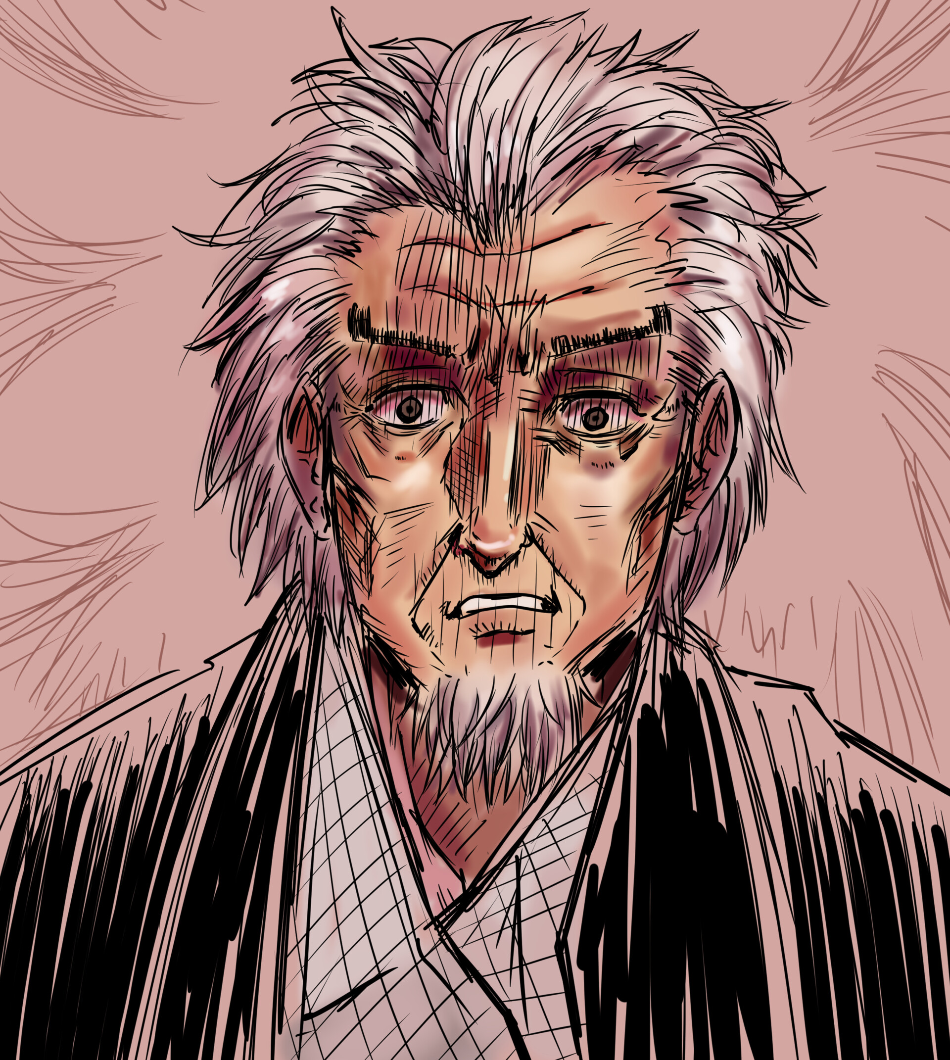 ArtStation - I drew Issho from Akane Banashi