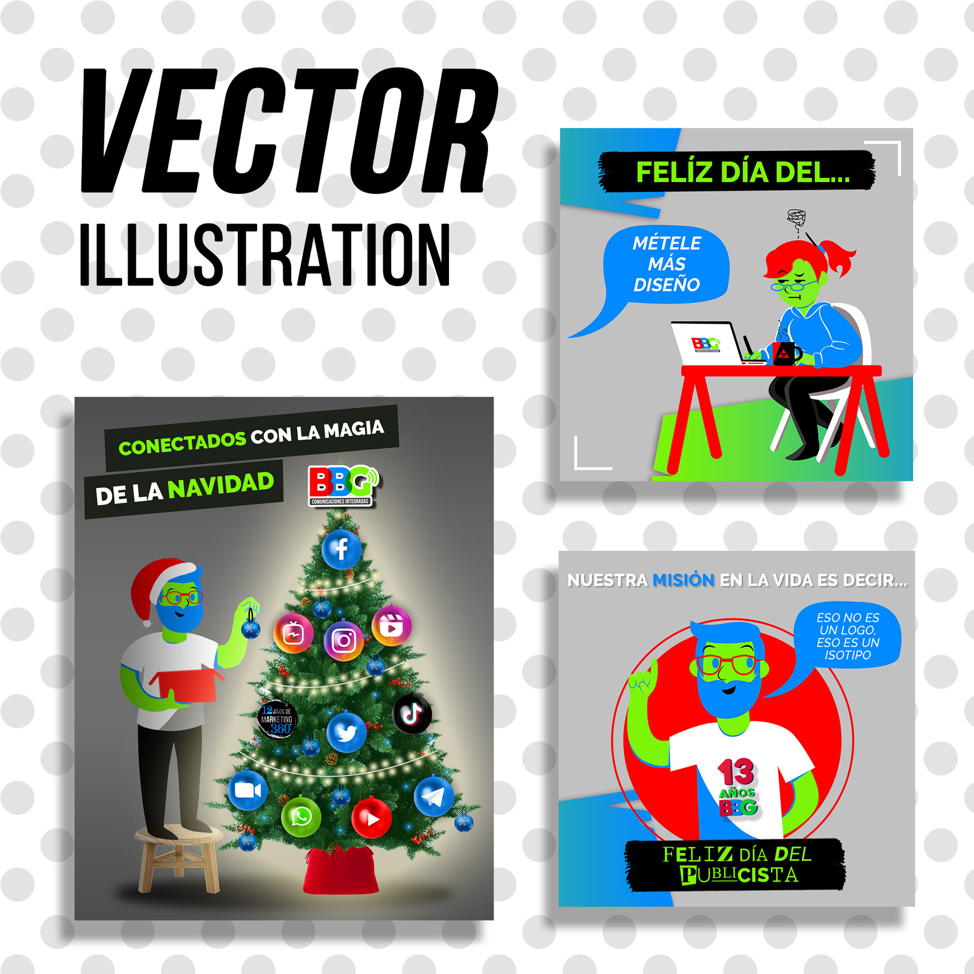 ArtStation - vector illustration for ''BBG'' brand