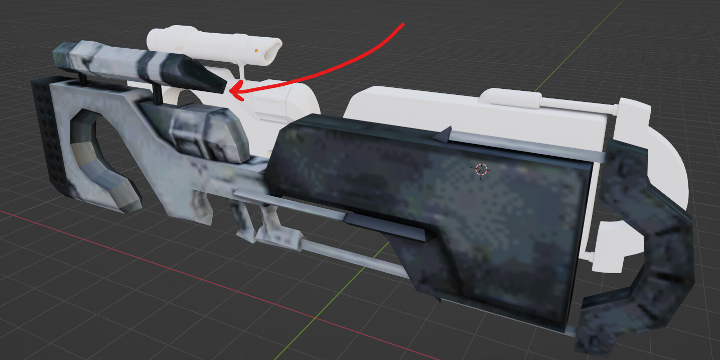 Crompwell - Angelic Rifle [Baroque/Yuganda Mousou Fan Concept Art]