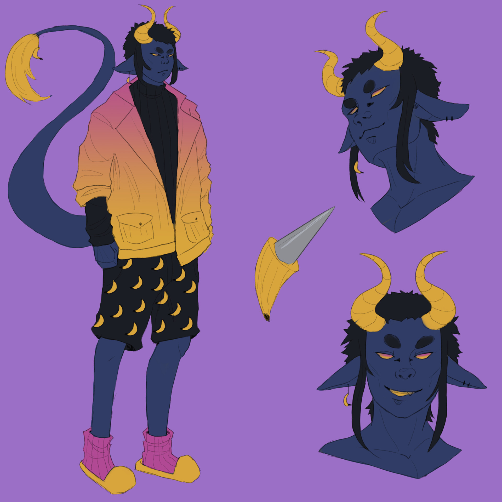 ArtStation - Simple reference sheet for dnd character