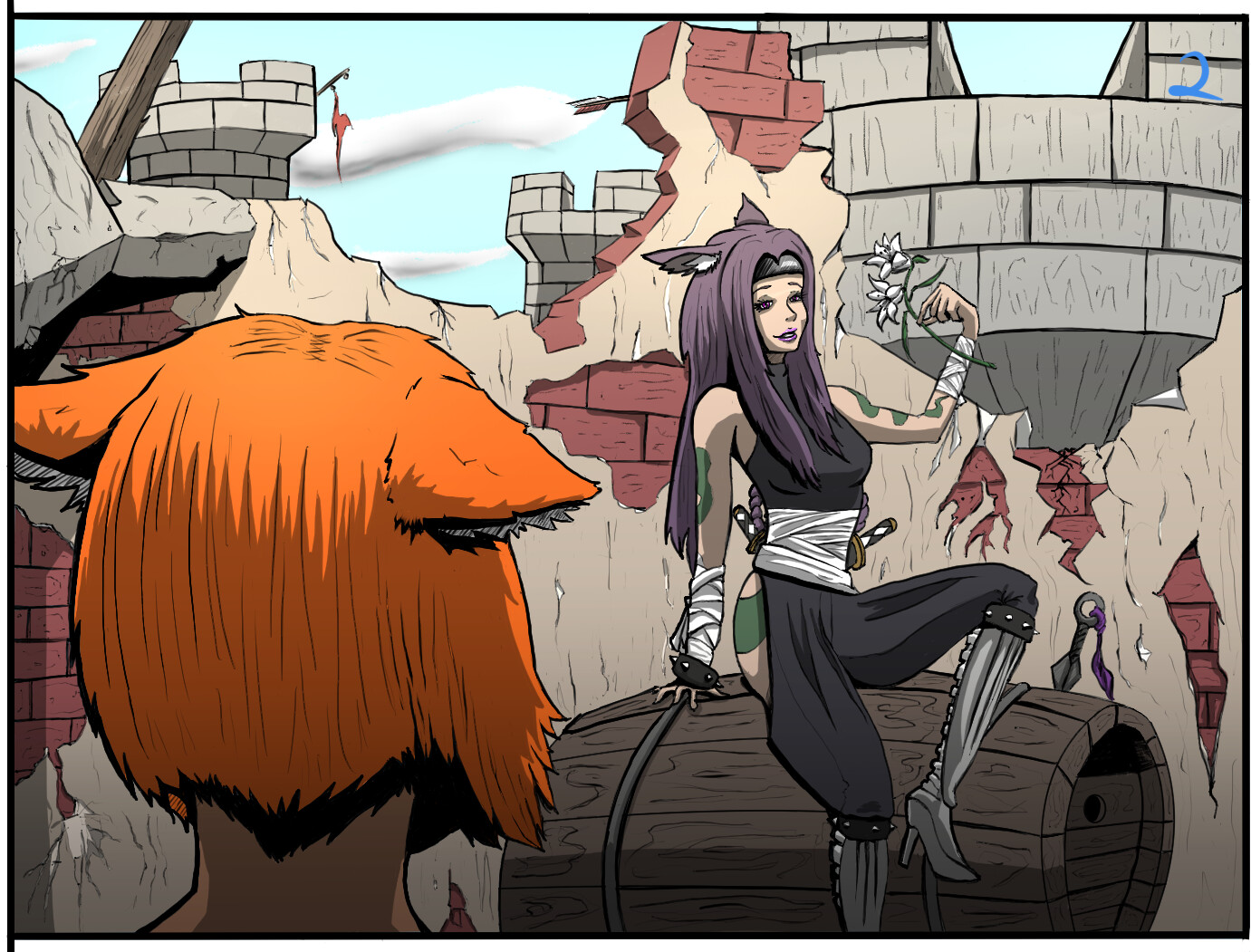 ArtStation - 1 Page Comic, Panel 2