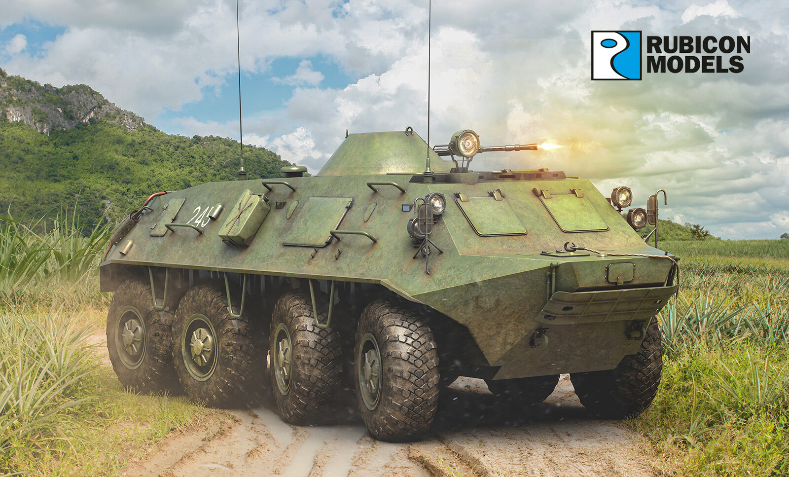 ArtStation - Rubicon Models Soviet BTR-60PA / BTR-60PB APC