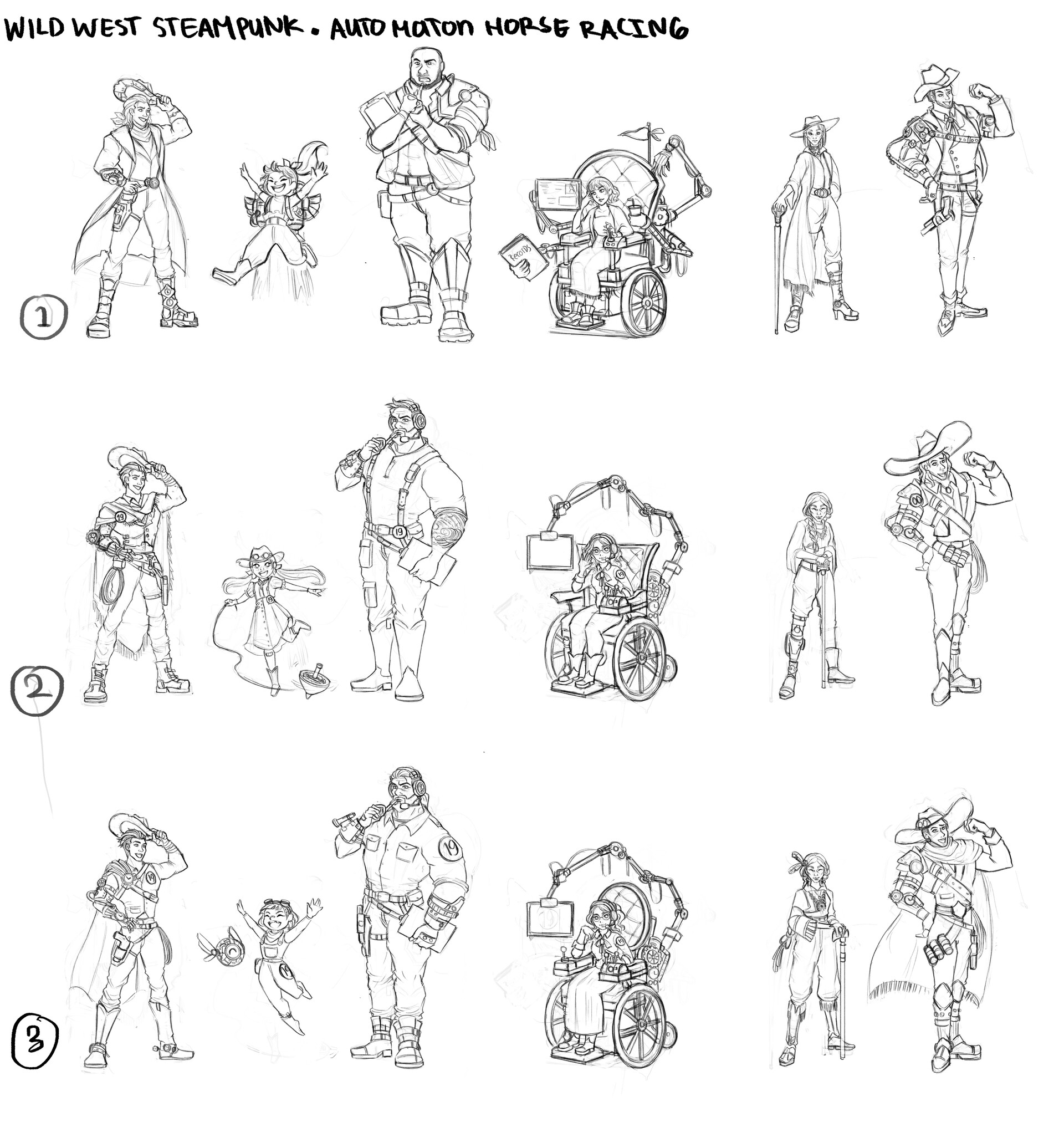 Vanessa Elvina - Wild West-Automaton Horse Racing