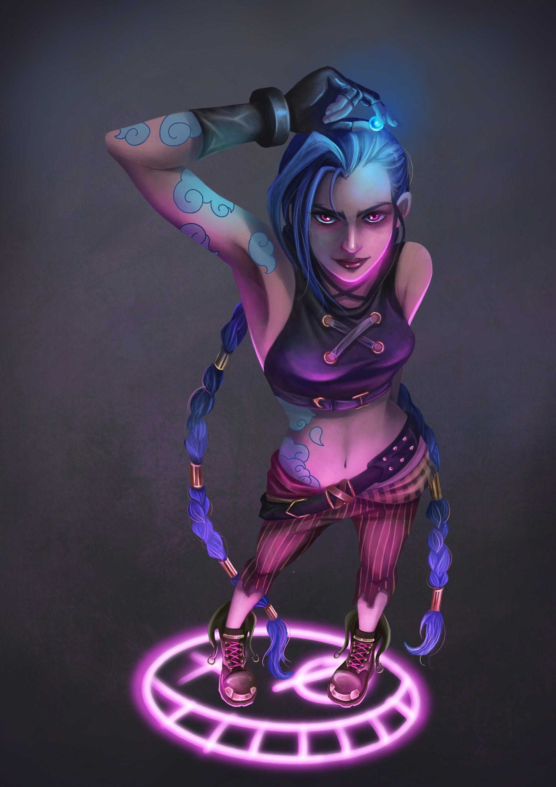 Artstation Jinx Arcane