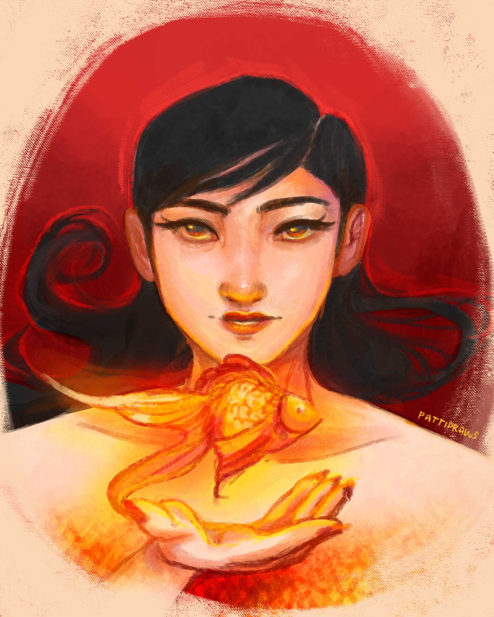 ArtStation - Goldfish Girl