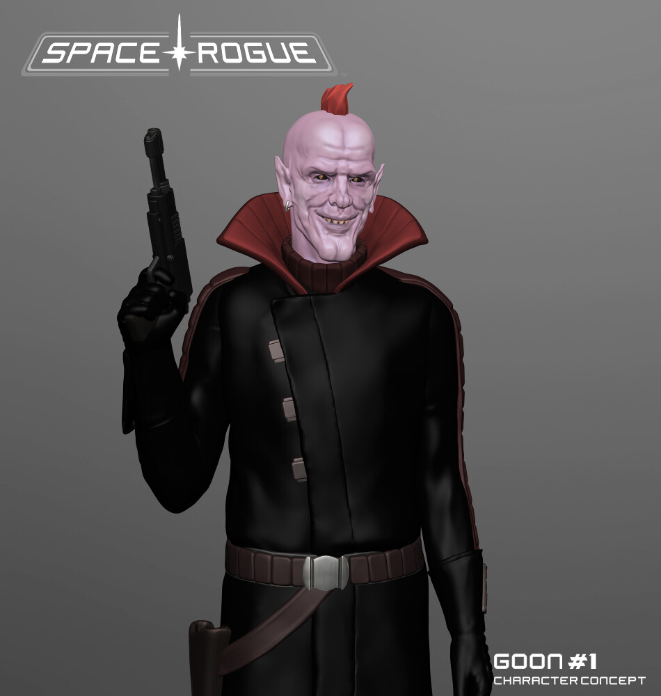 ArtStation - Space Rogue: Character concept 'Goon #1'