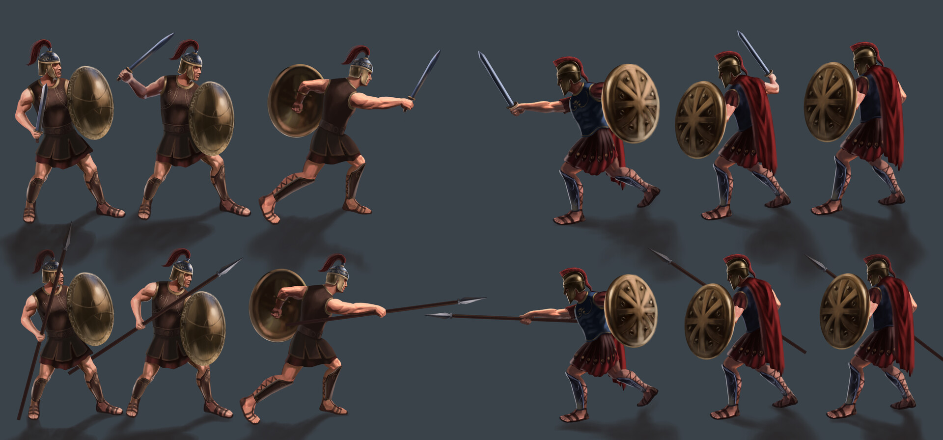 ArtStation - Soldiers Trojans and Greeks