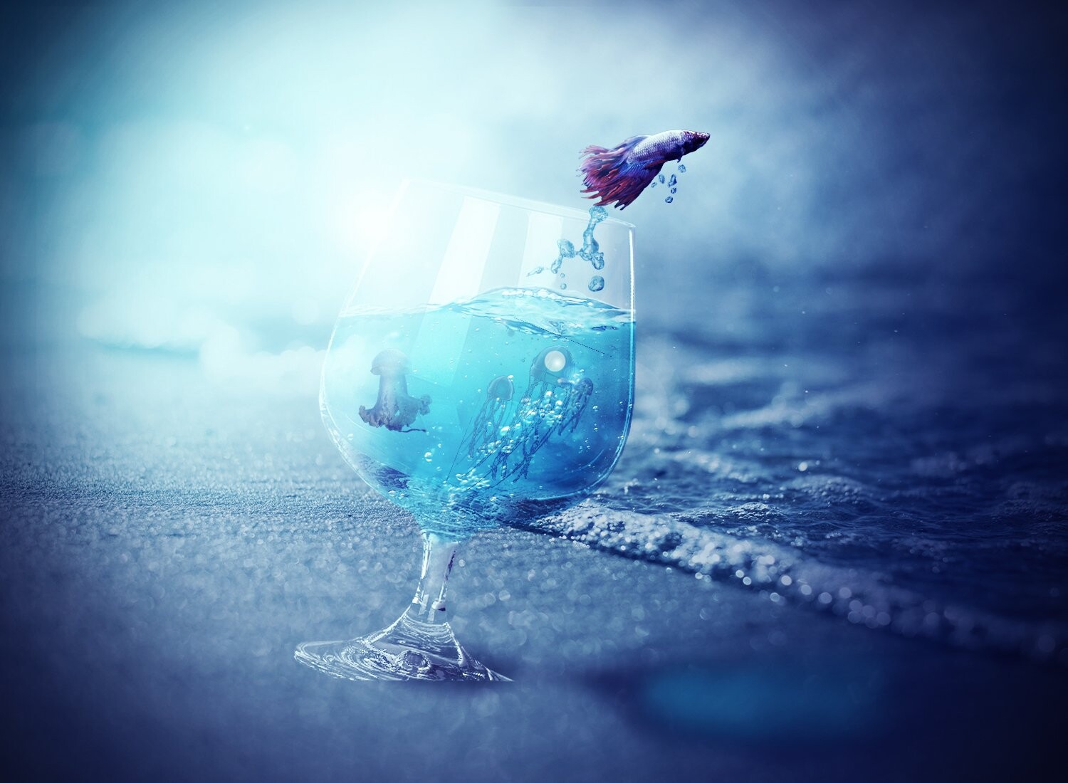 ArtStation - Verre à la mer