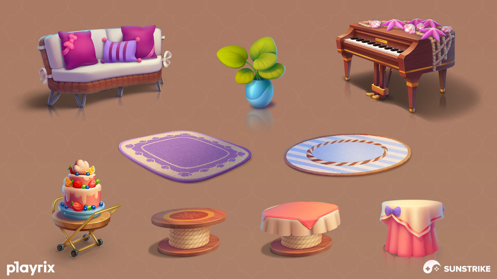 SunStrike Studios - Fishdom environment objects