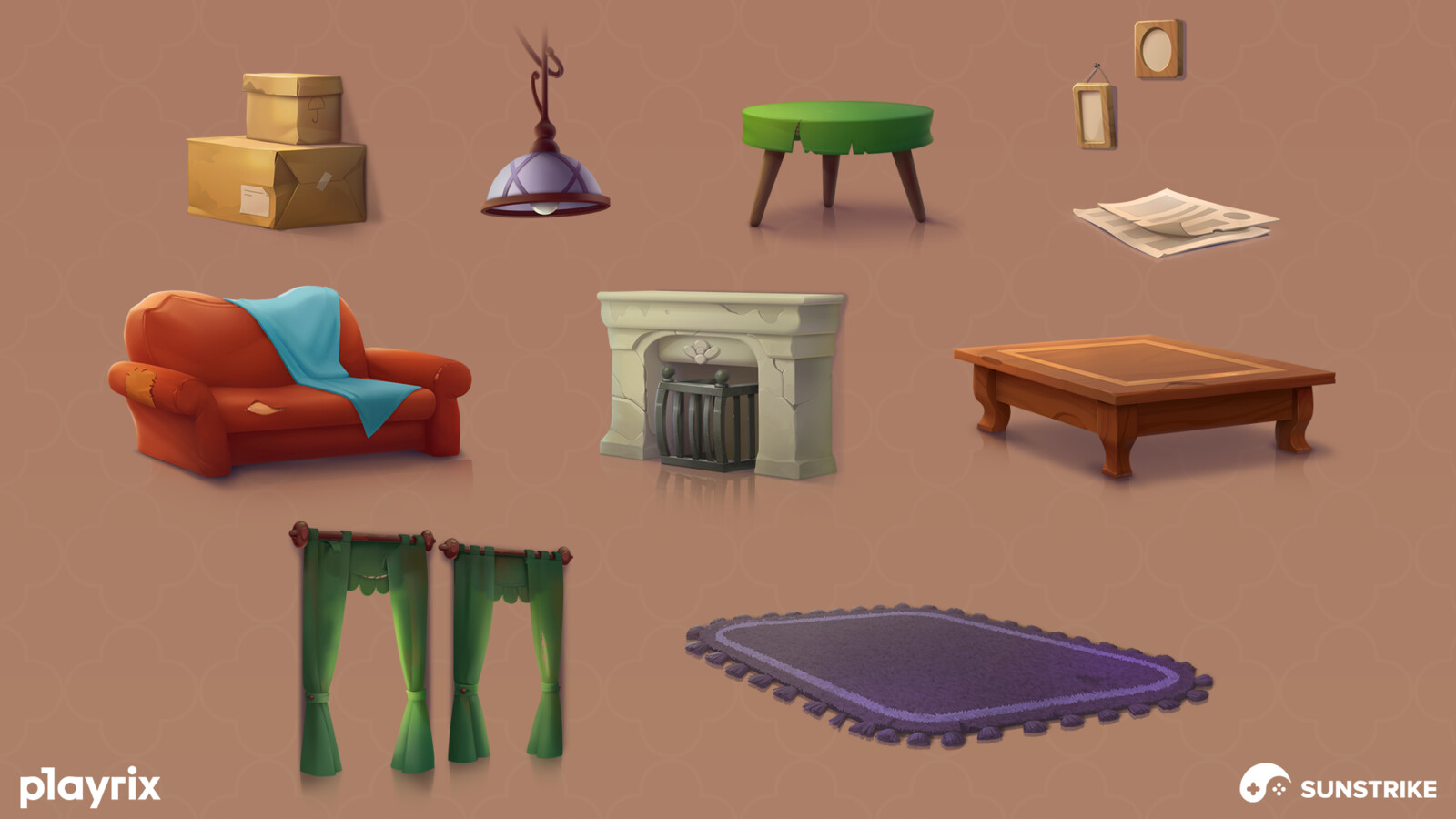 SunStrike Studios - Fishdom environment objects