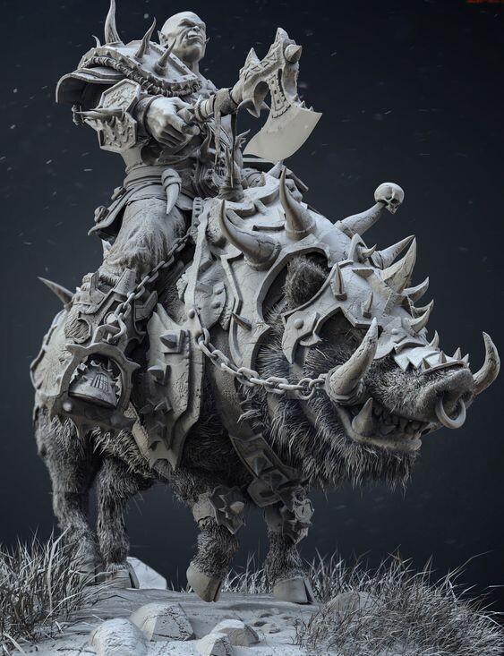 ArtStation - Realistic 3d character sculpture, Character modelling ...