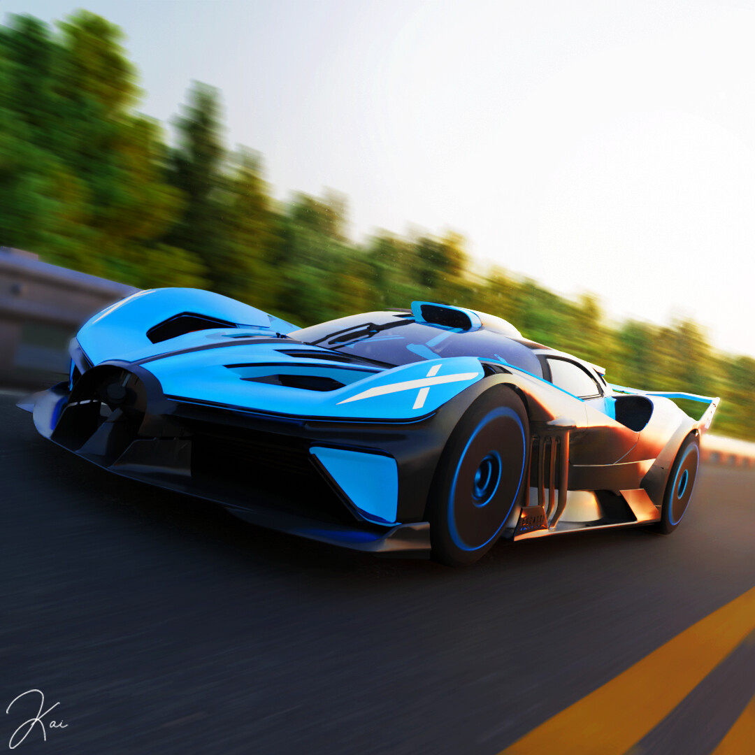ArtStation - Bugatti Bolide