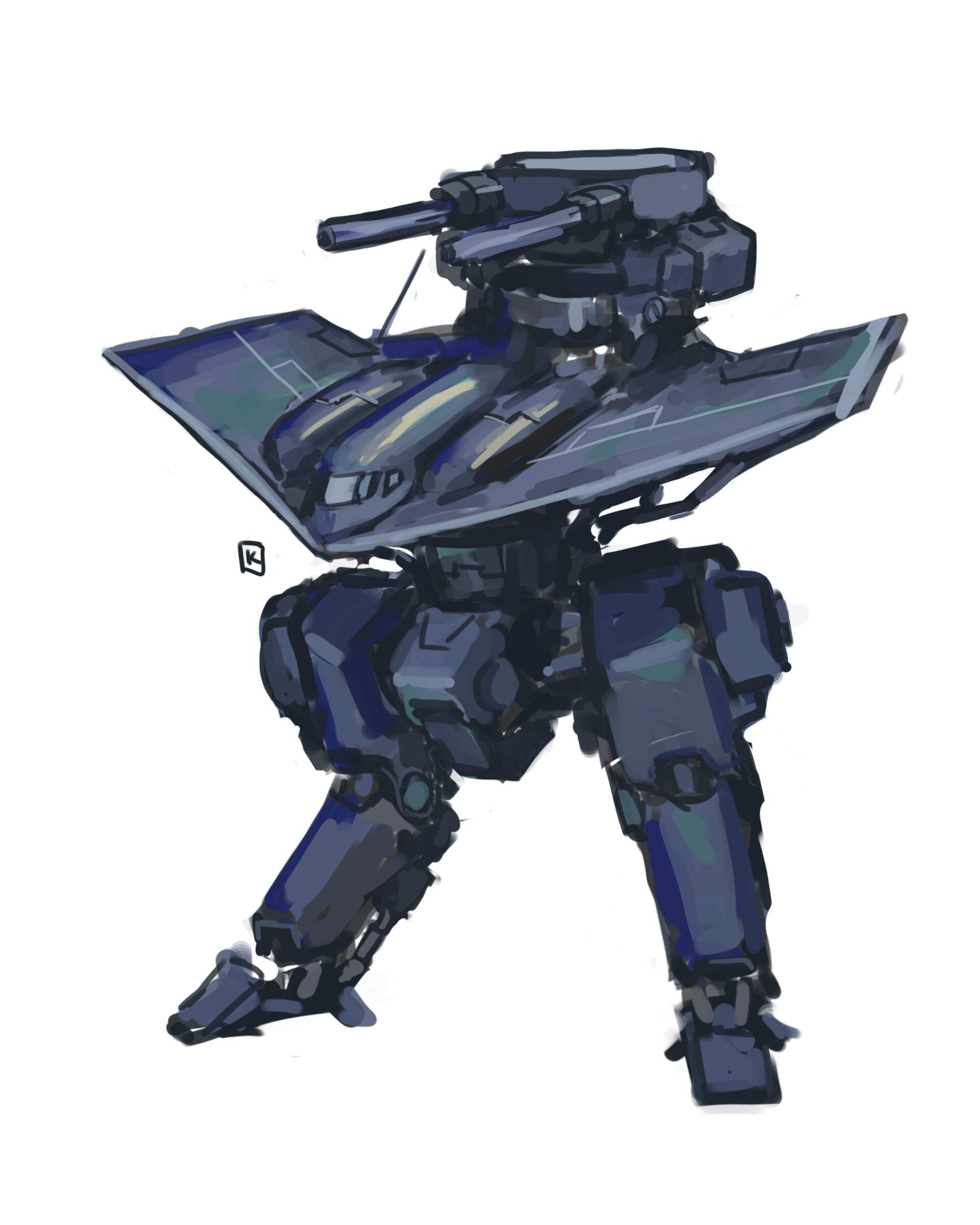 ArtStation - Plane mecha