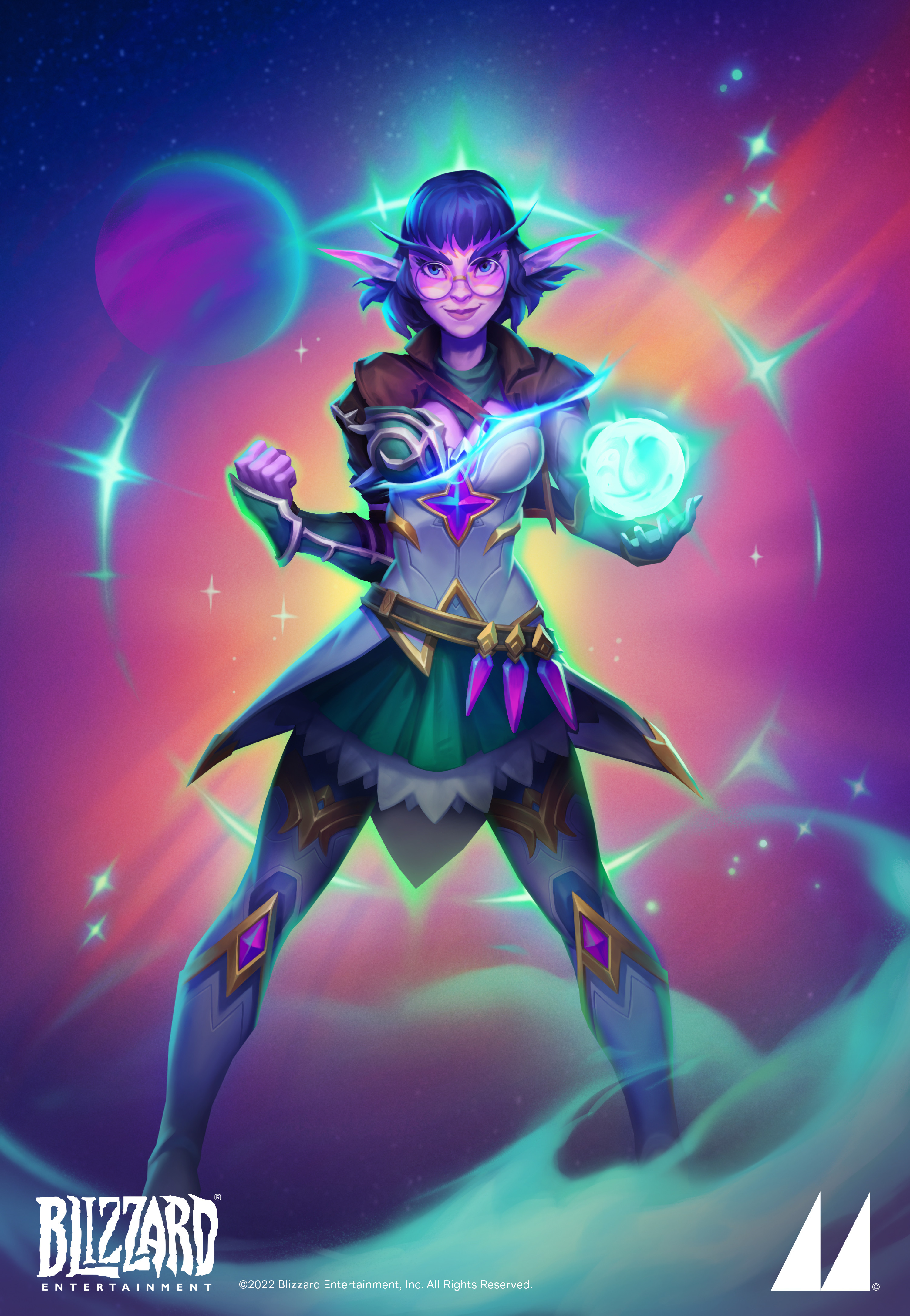 Mooncolony - Hearthstone Hero Skin | Secret Destiny Aranna