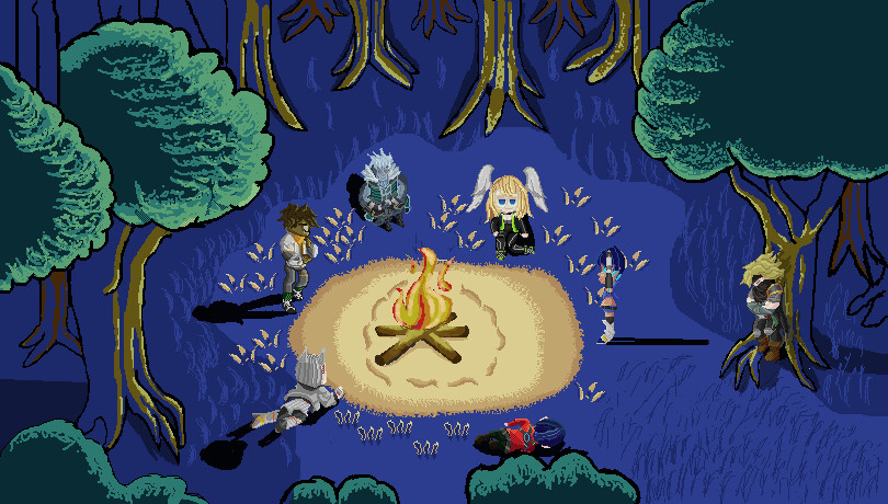 ArtStation - Xenoblade 3 x Chrono Trigger: Campfire Scene