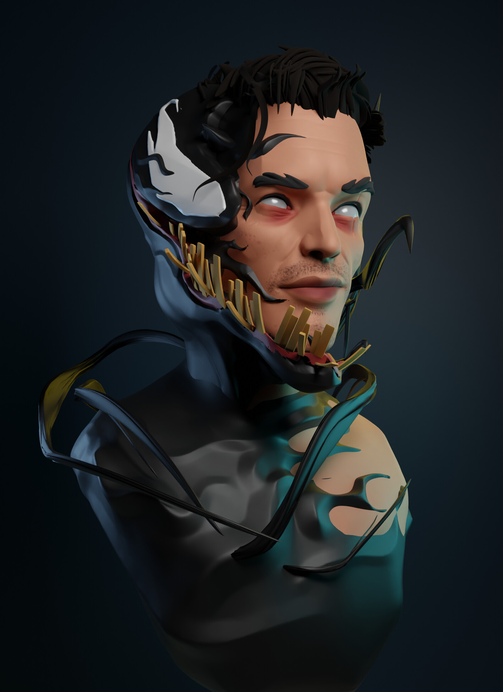 ArtStation - Venom Head Sculpt