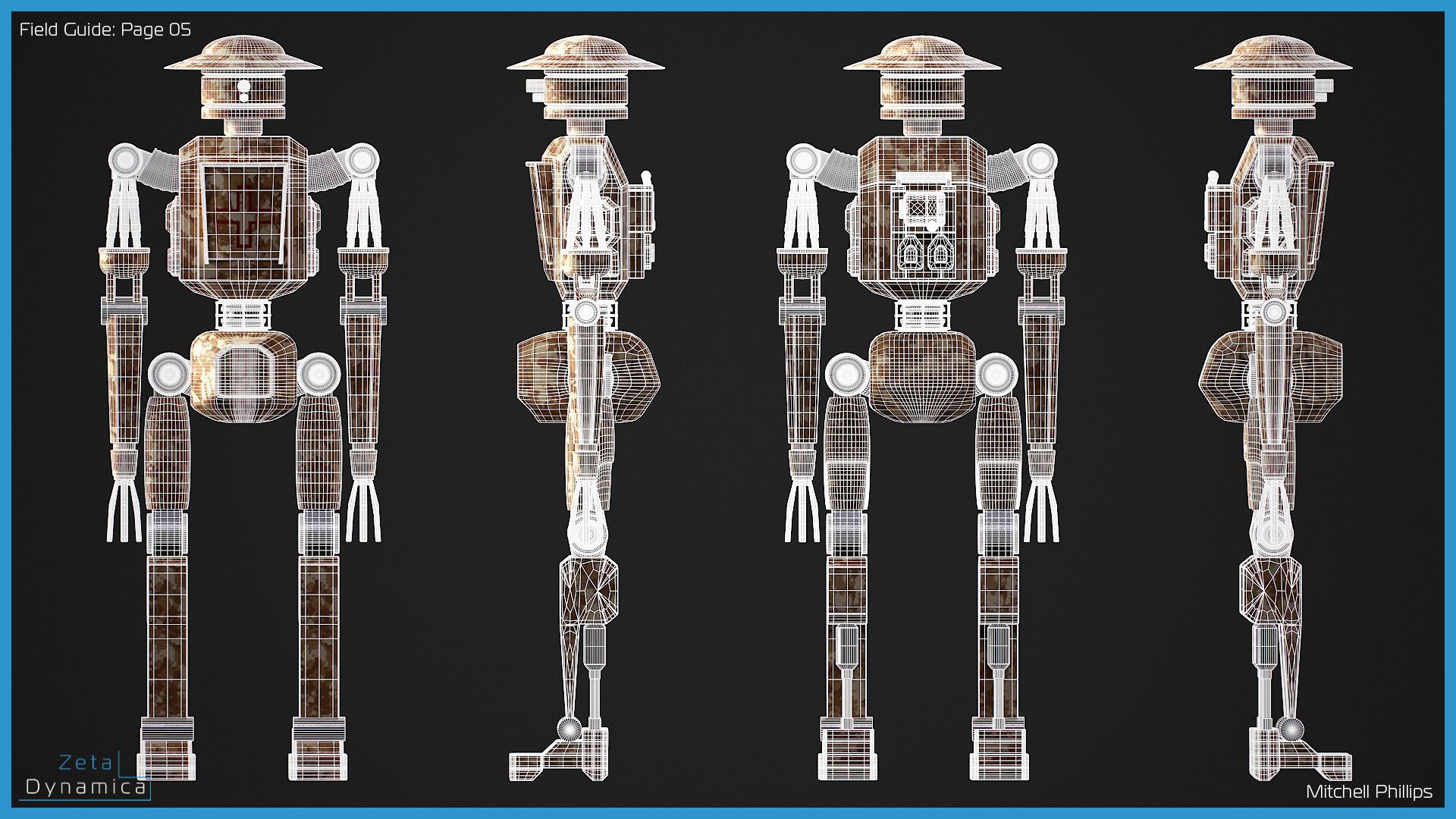 Mitch Phillips - Z-13 Savior Field Medic Robot | Hard Surface Robot Concept